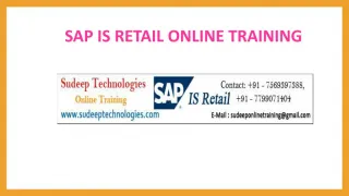 PPT - SAP IS RETAIL OVERVIEW PowerPoint Presentation, free download ...