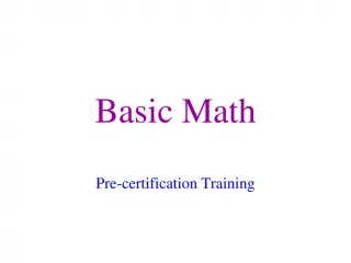 PPT - Basic Math PowerPoint Presentation, free download - ID:3204704
