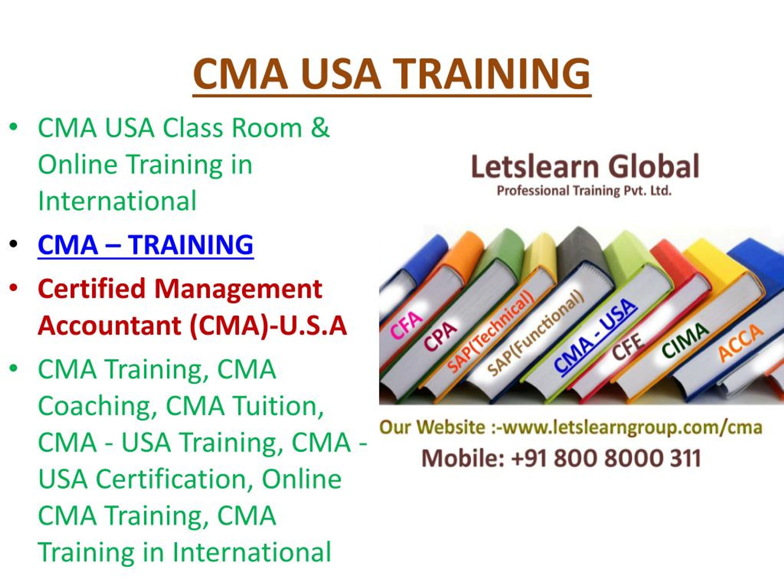 PPT - CMA TRAINING PowerPoint Presentation, free download - ID:7365092