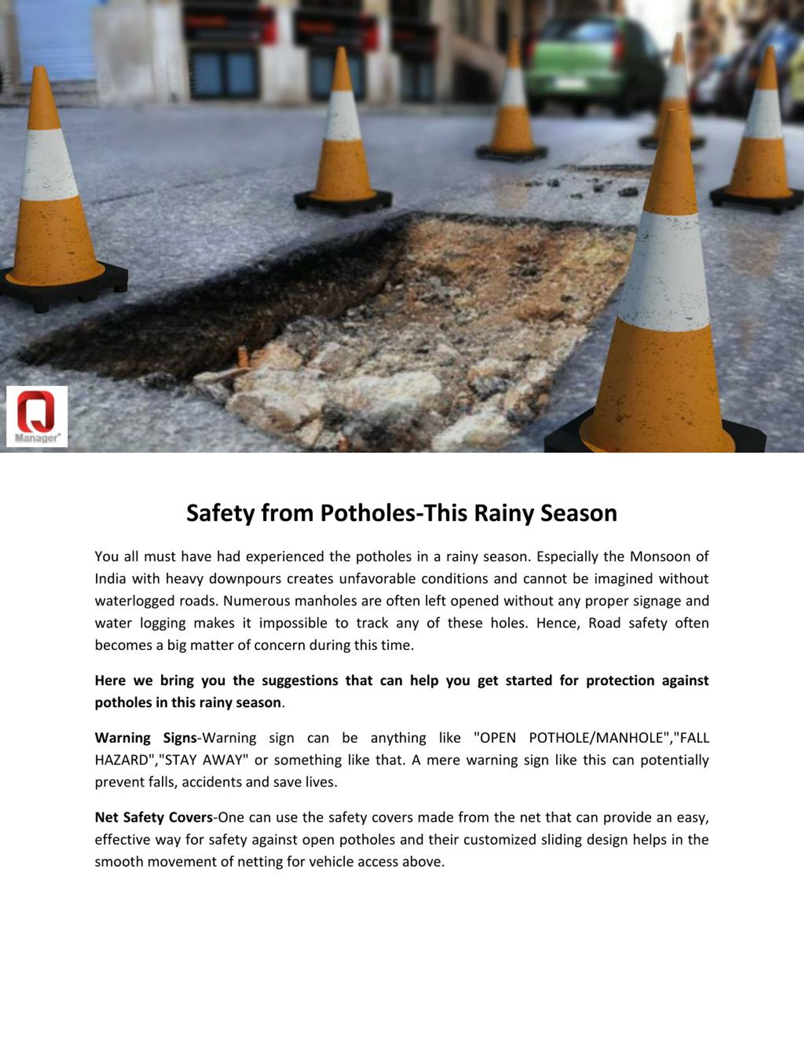 PPT - Safety from Potholes-This Rainy Season PowerPoint Presentation ...