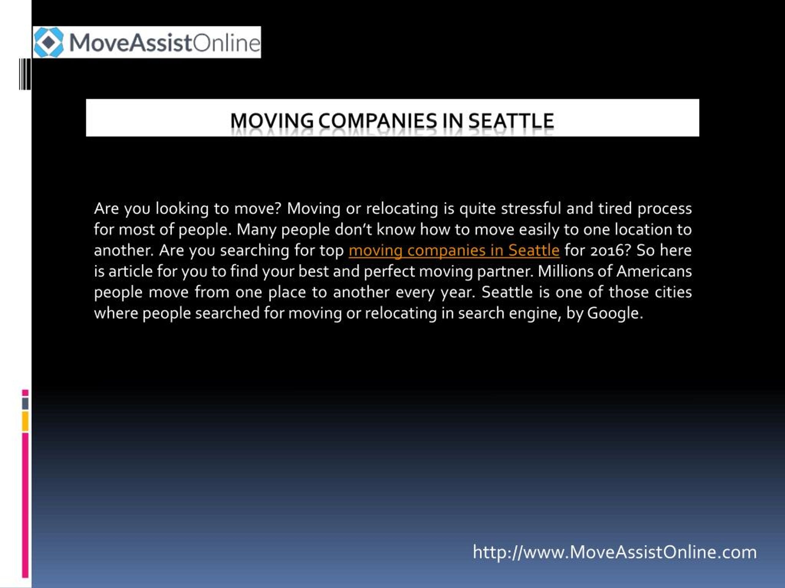 PPT - List of Top Moving Companies in Seattle PowerPoint Presentation ...