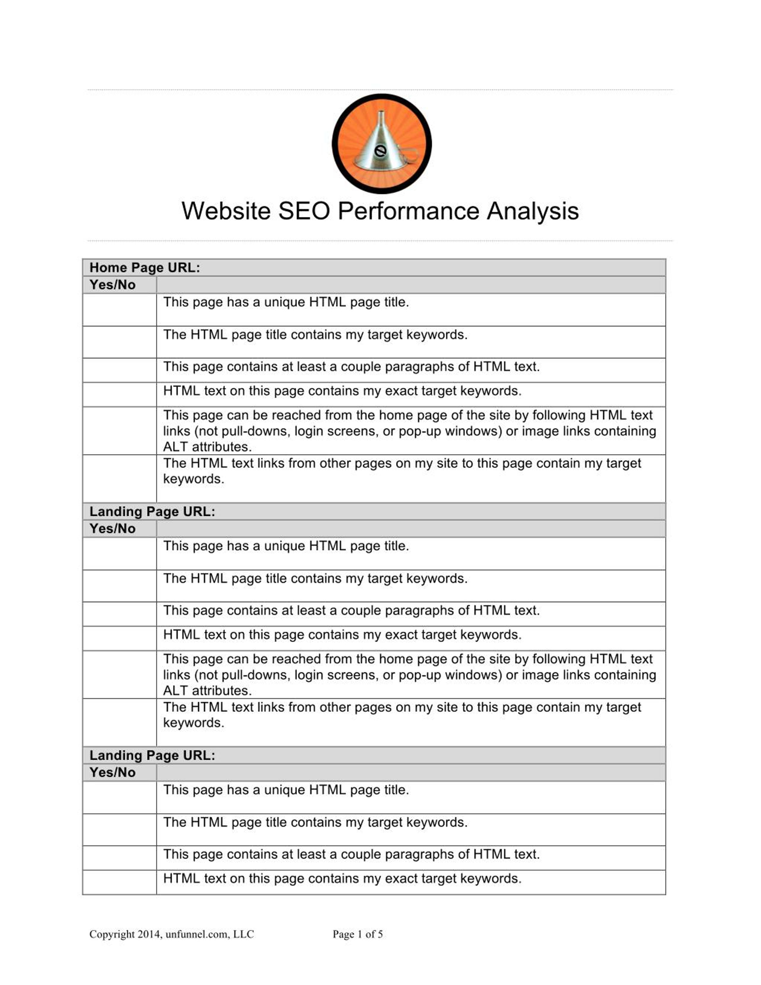 PPT - Website SEO Performance Analysis (free template) PowerPoint ...