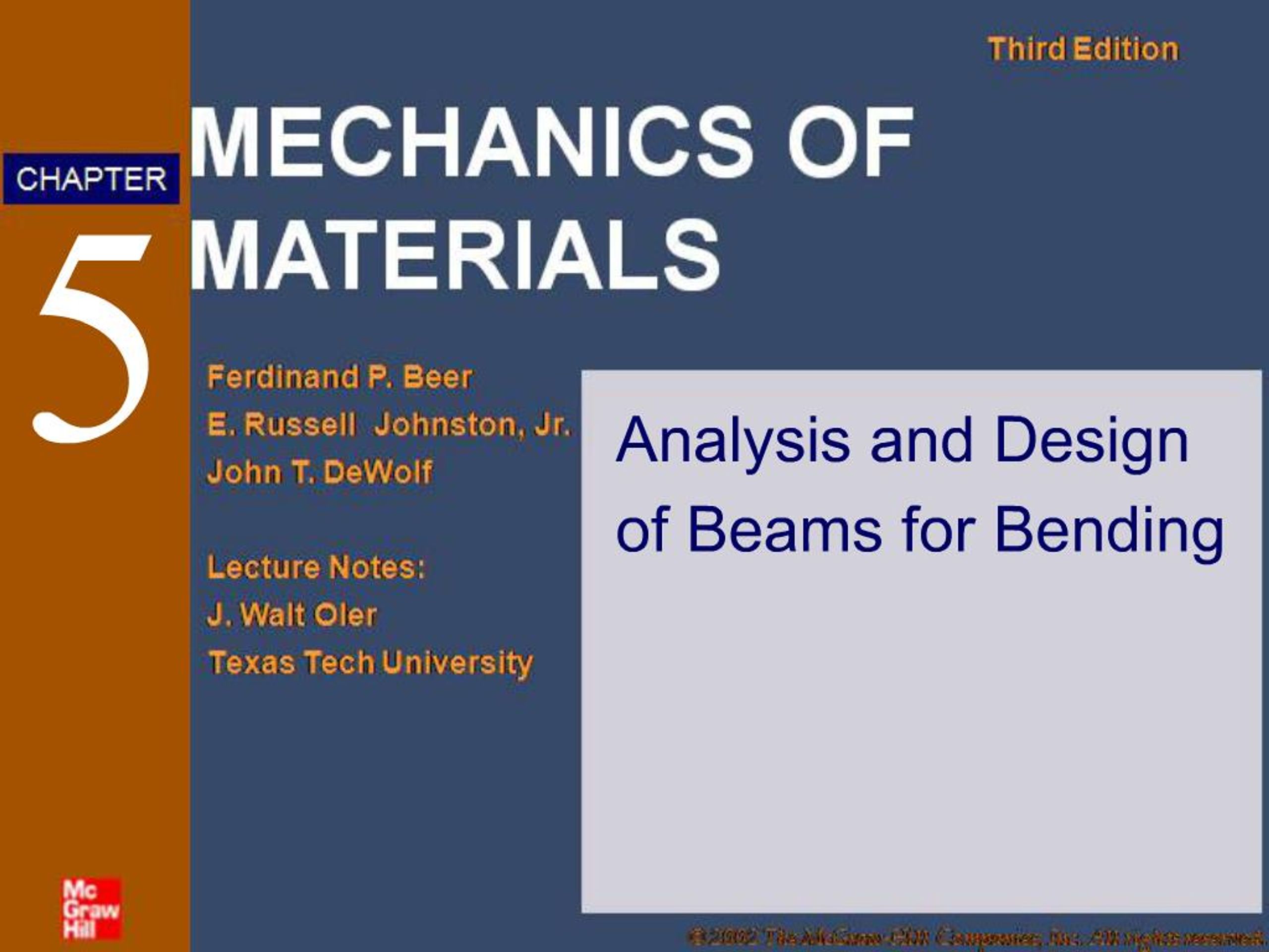 PPT - Analysis and Design of Beams for Bending PowerPoint Presentation ...