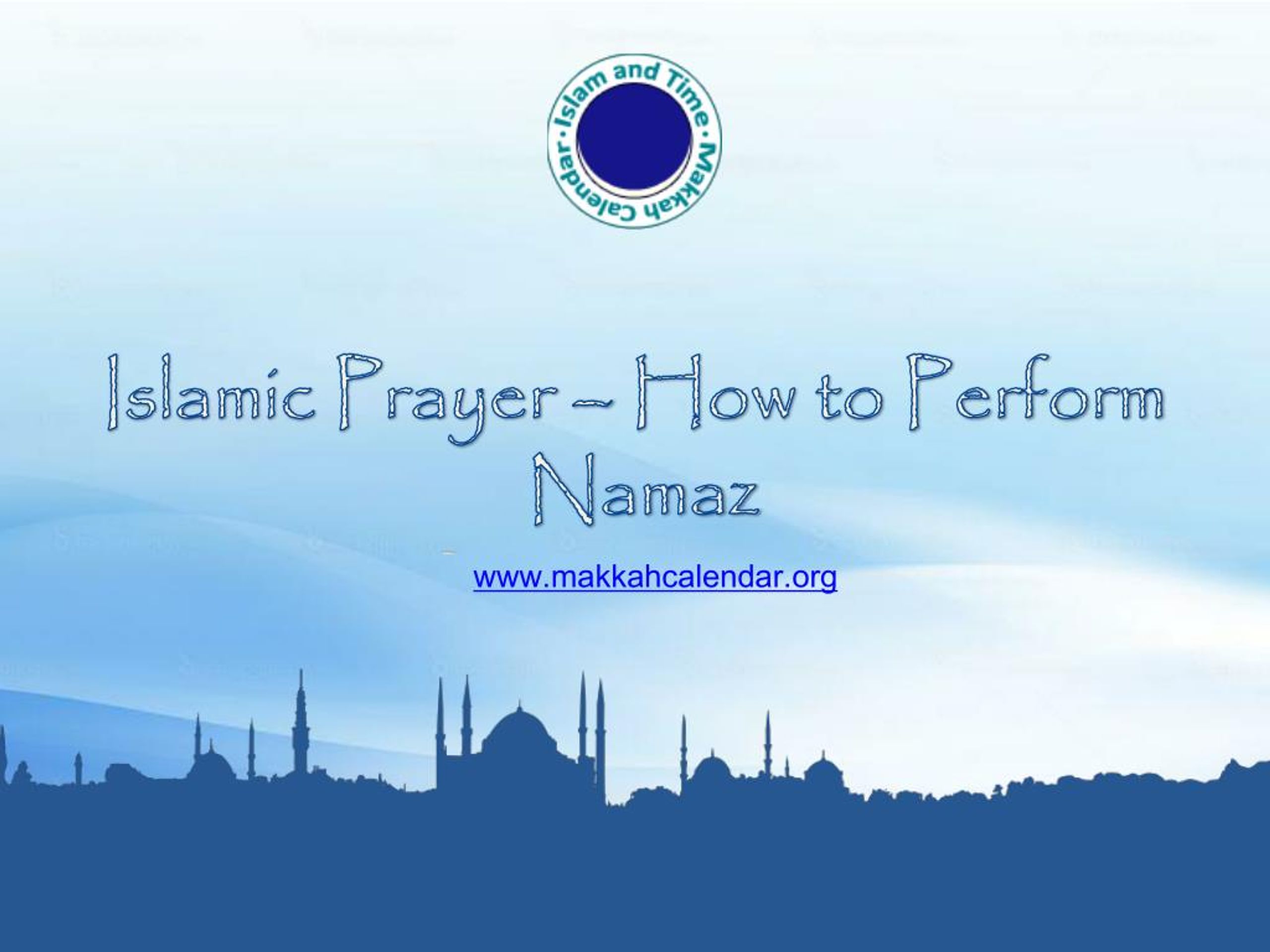 PPT - Islamic Prayer - How to Perform Namaz PowerPoint Presentation ...
