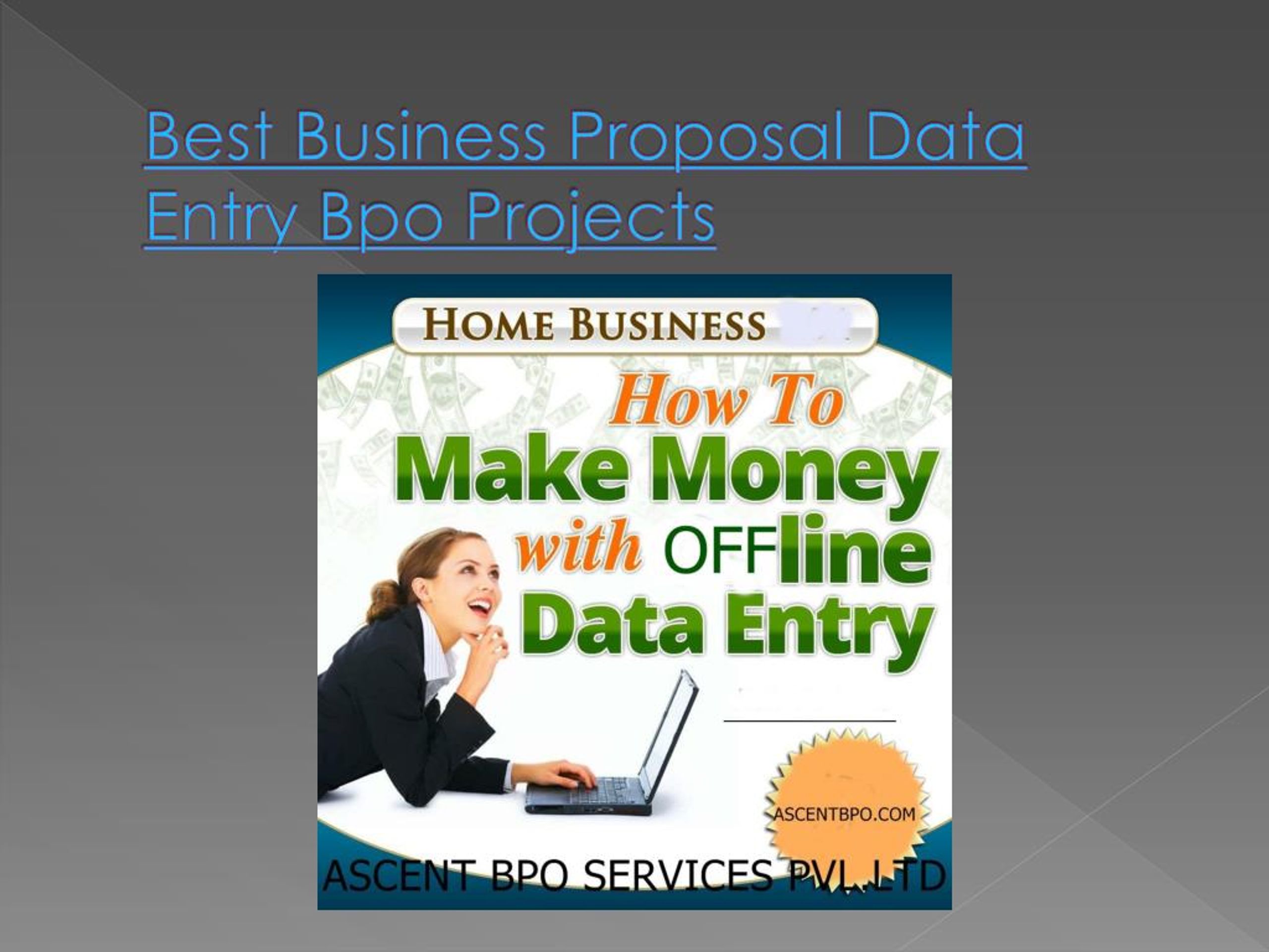 PPT - Best Business Proposal Outsourcing Data Entry Projects PowerPoint ...