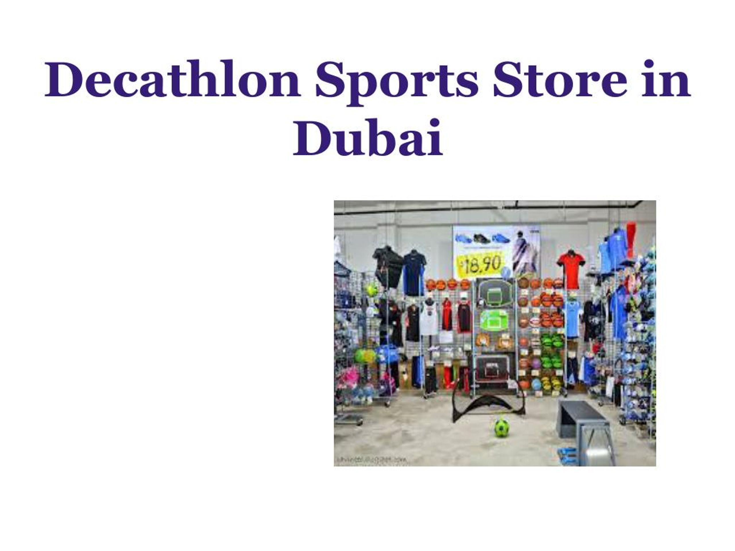 PPT - Decathlon in Dubai PowerPoint Presentation, free download - ID ...