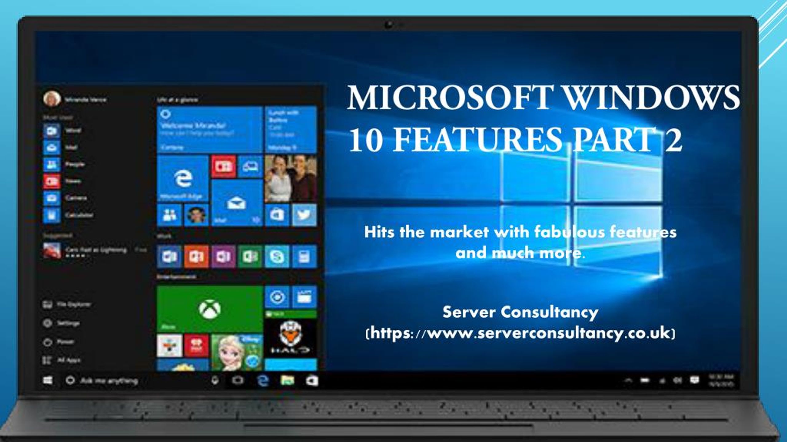 PPT - Microsoft Windows 10 Features Part 2 PowerPoint Presentation ...
