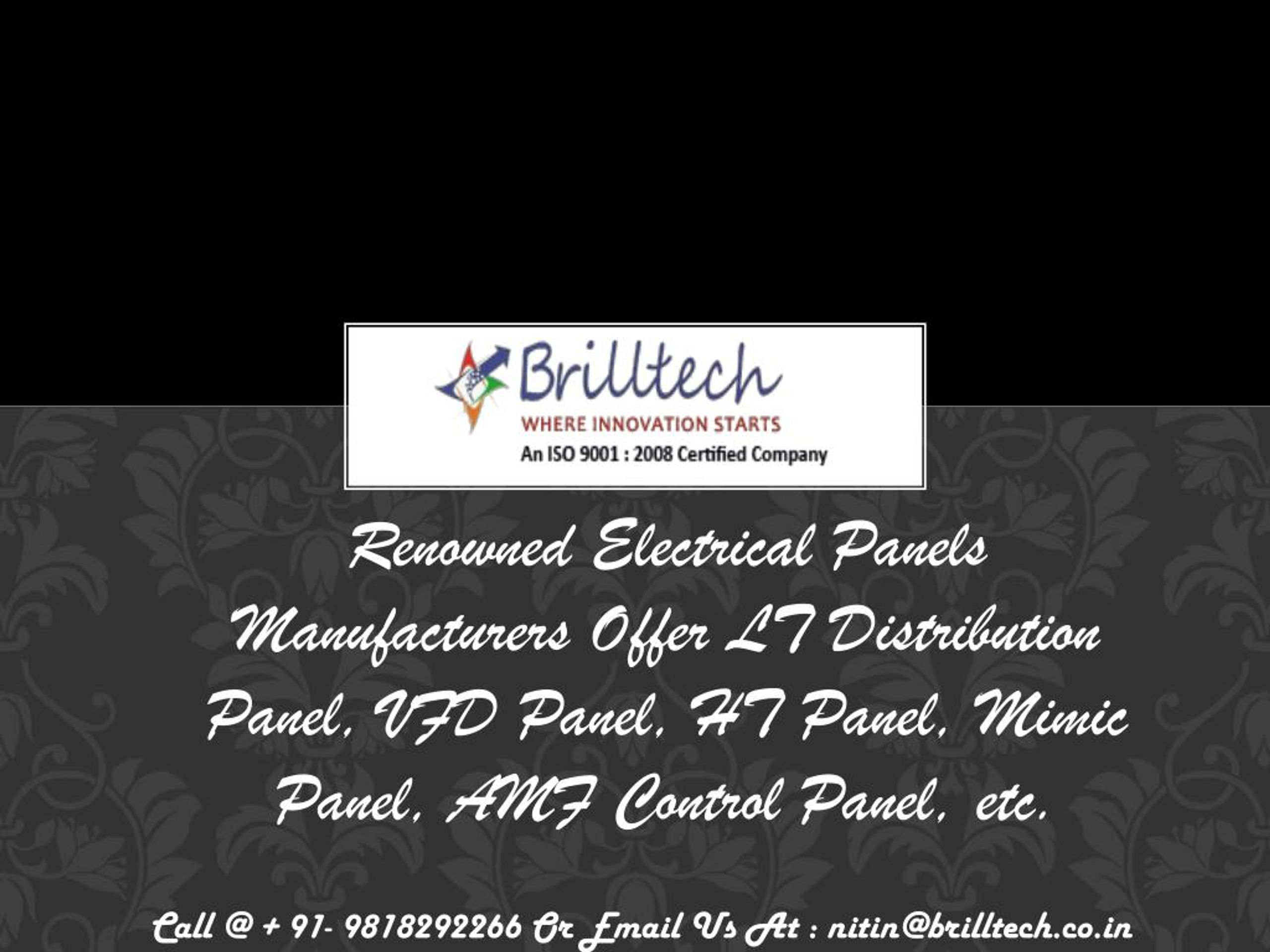 PPT - Electrical Panel Manufacturer PowerPoint Presentation, free ...