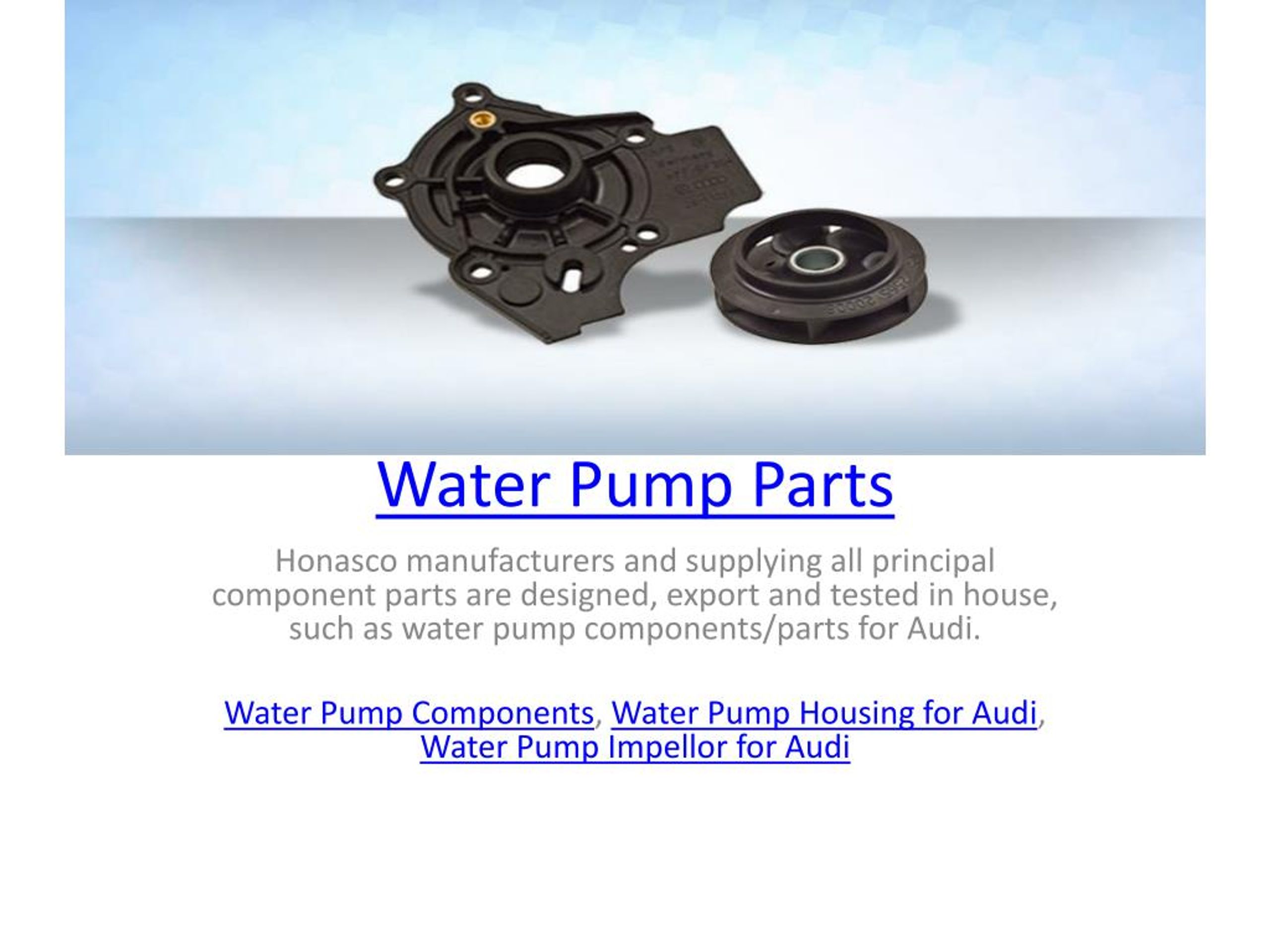 PPT - Water Pump Parts PowerPoint Presentation, free download - ID:7422662