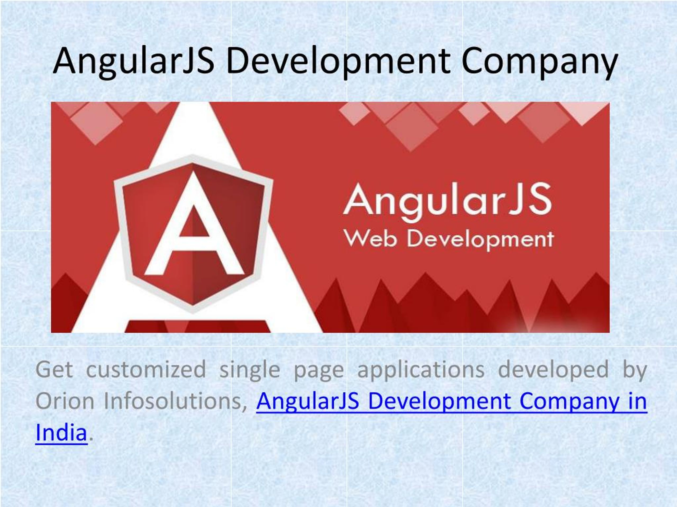 PPT - AngularJS Development Company PowerPoint Presentation, free download - ID:7422909