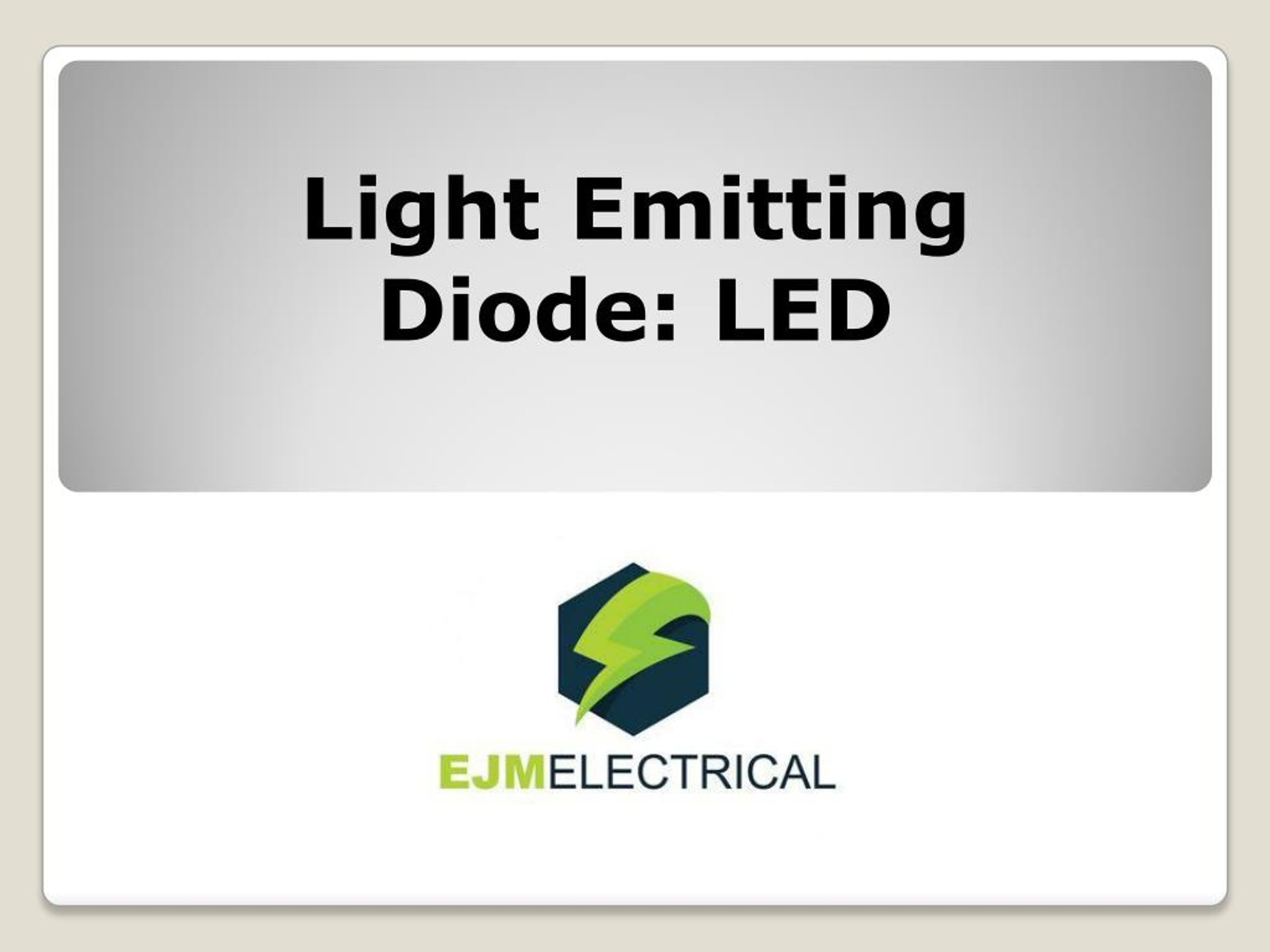PPT - Light Emitting Diode: LED PowerPoint Presentation, free download ...