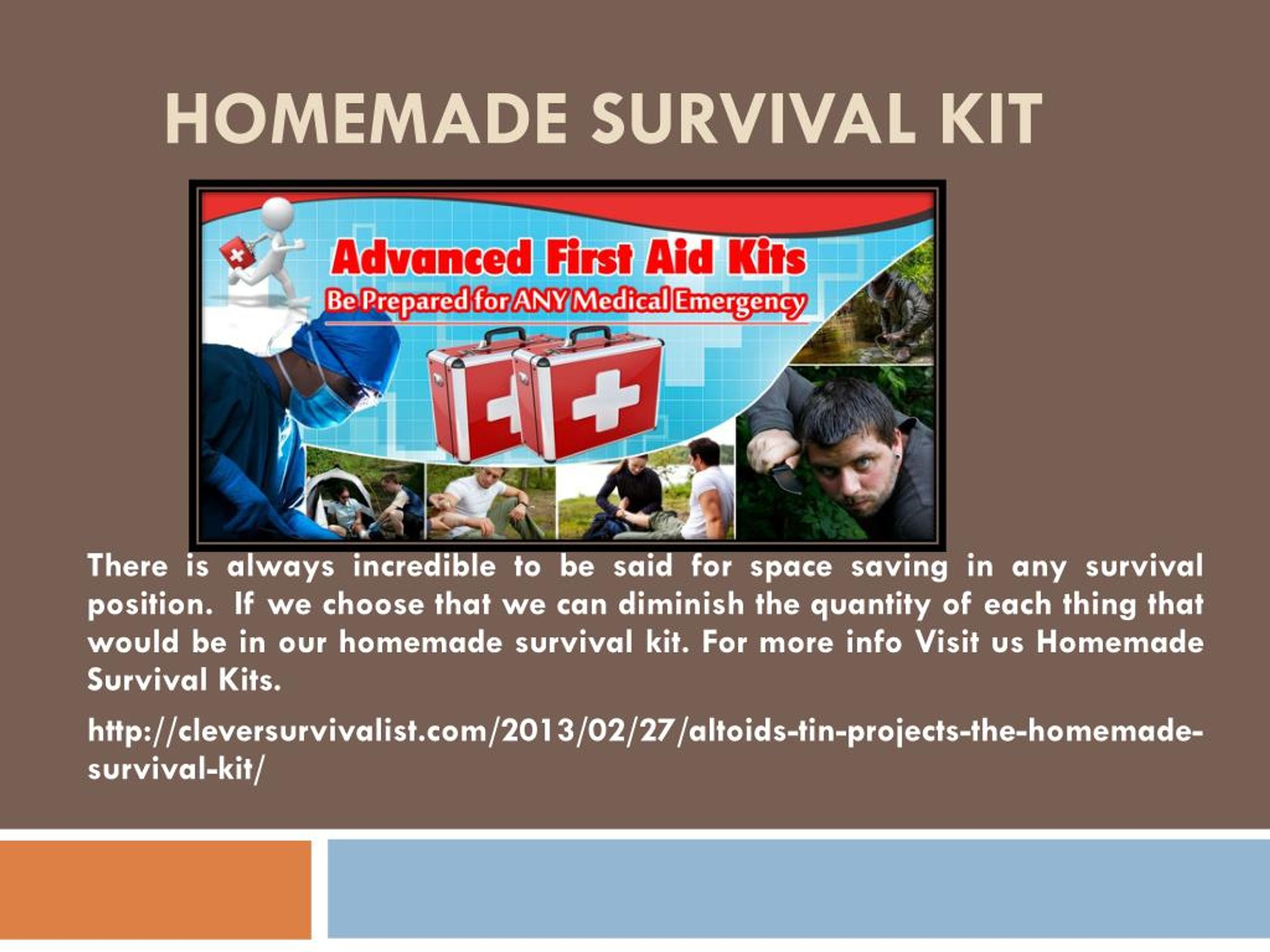 PPT - Homemade Survival Kit PowerPoint Presentation, free download - ID ...