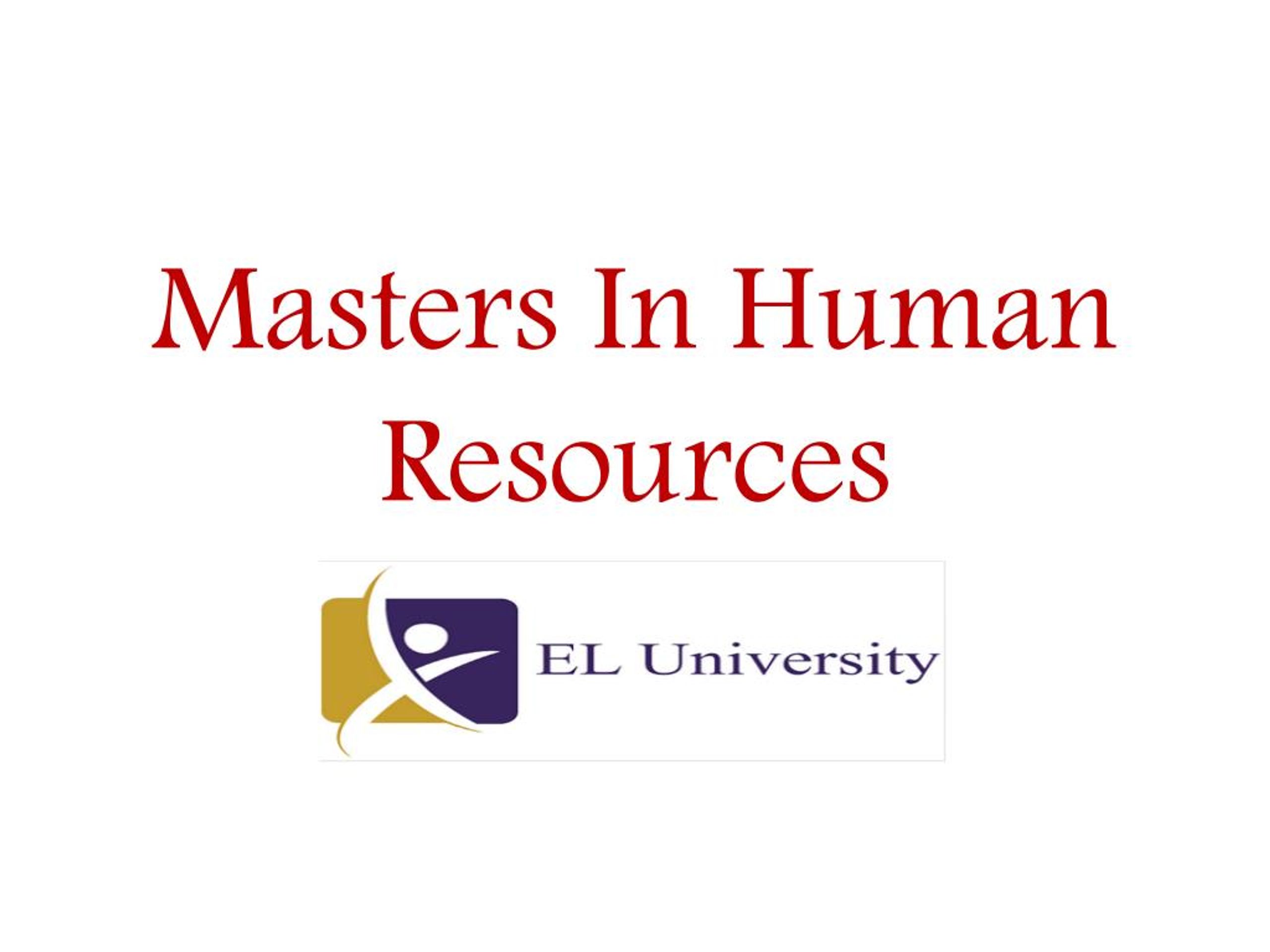 PPT - Masters In Human Resources PowerPoint Presentation, free download ...
