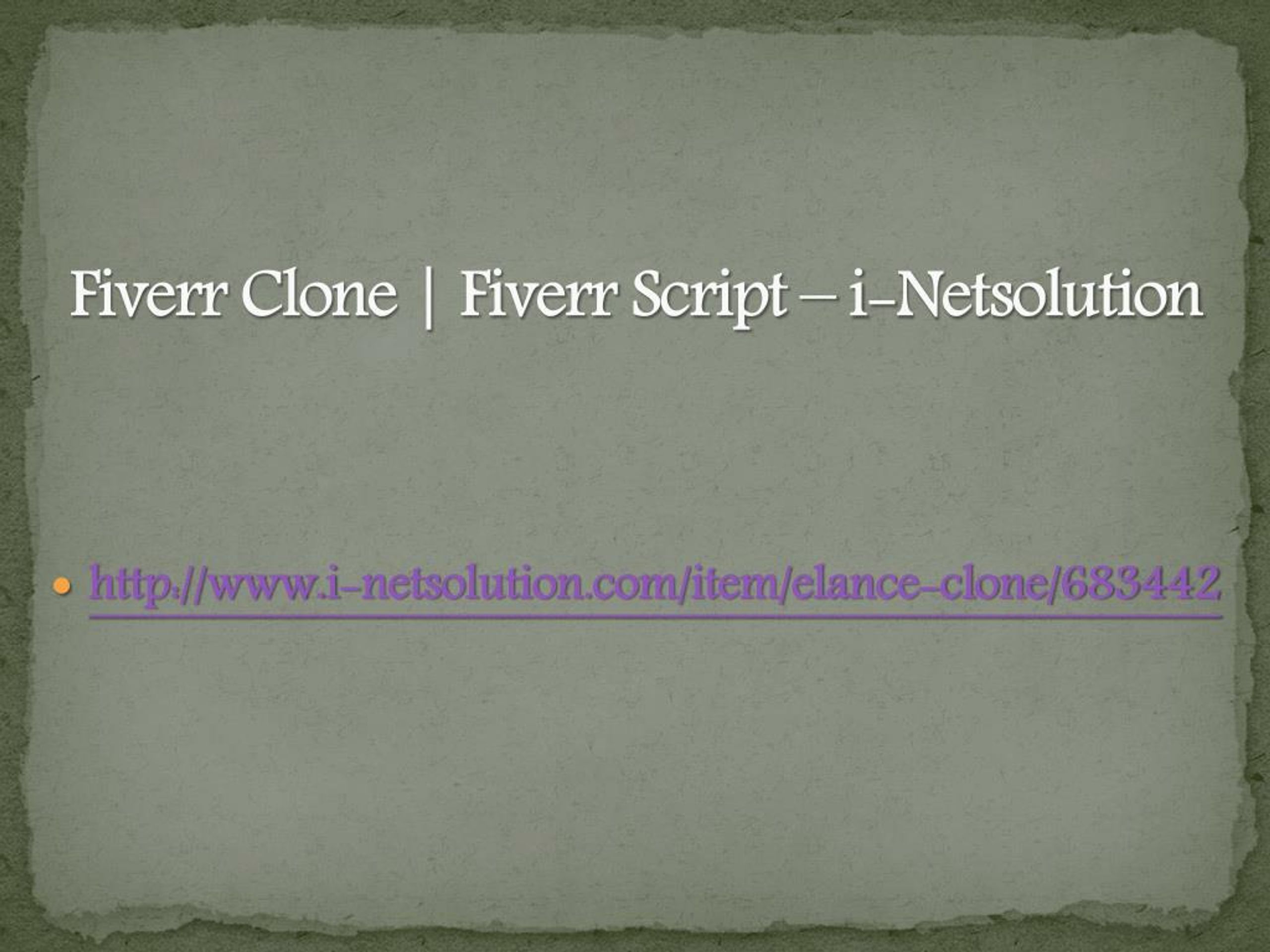 PPT - Fiverr Clone | Fiverr Script – i-Netsolution PowerPoint Presentation - ID:7453478