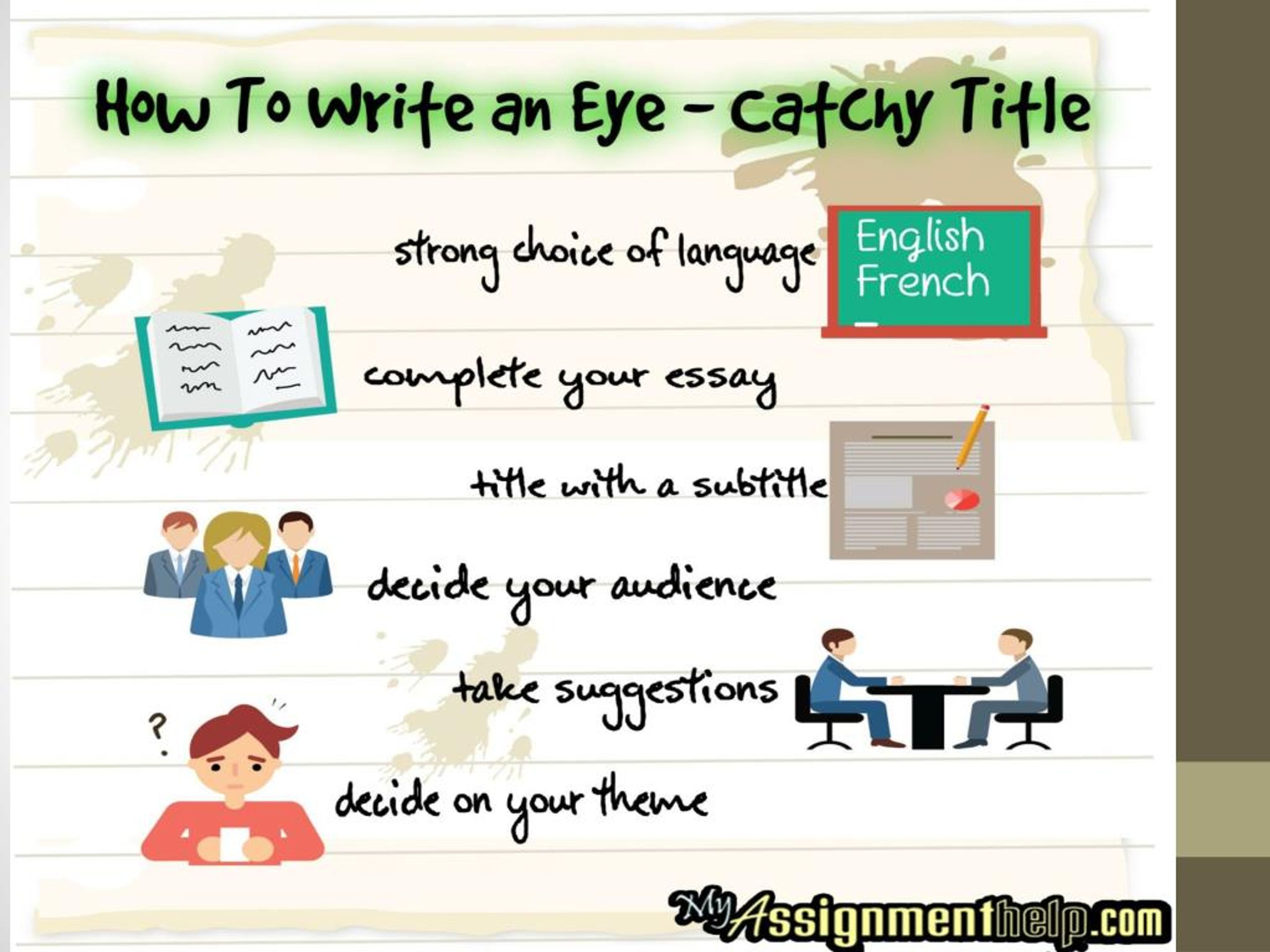 PPT - How To Write an Eye – Catchy Title PowerPoint Presentation, free ...