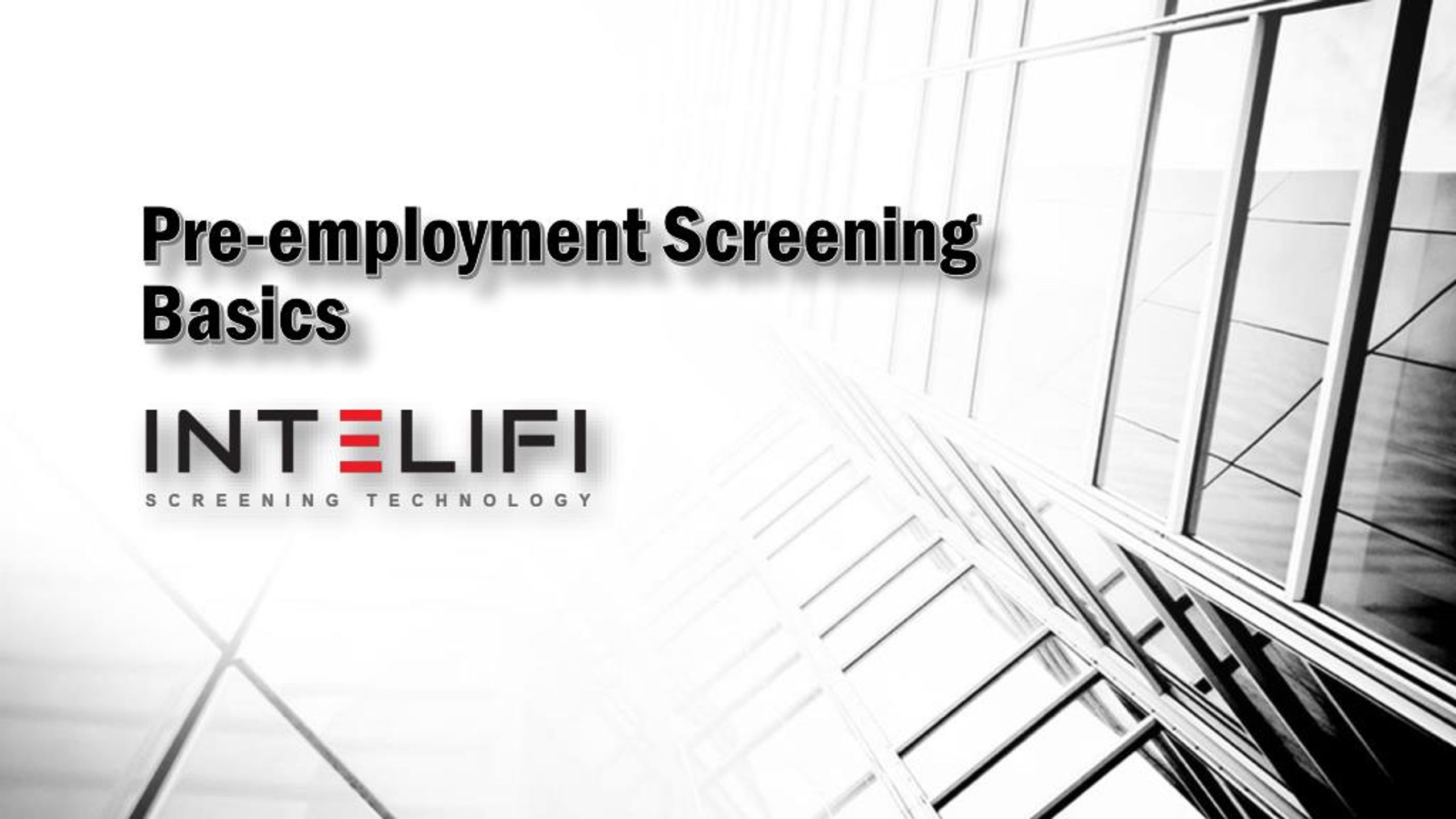 PPT - Pre-employment Screening Basics PowerPoint Presentation, free ...