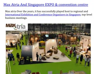 PPT - Singapore expo convention and exhibition centre PowerPoint ...
