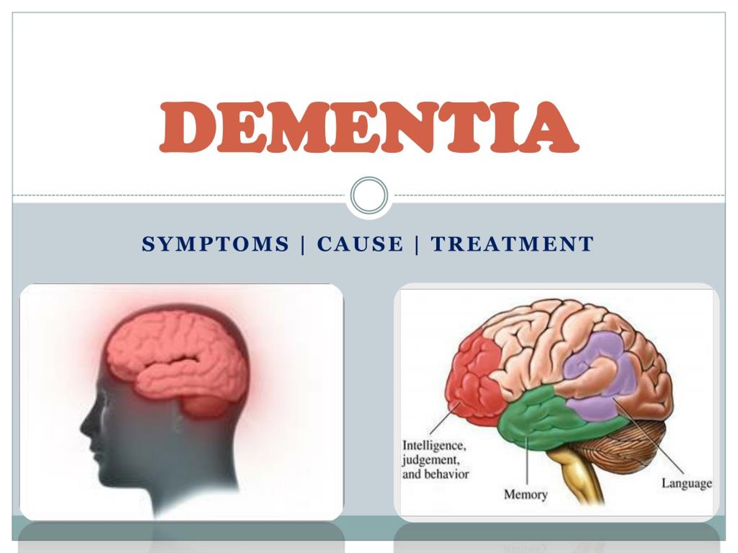 PPT - Dementia : Symptoms, Causes and Treatment PowerPoint Presentation ...