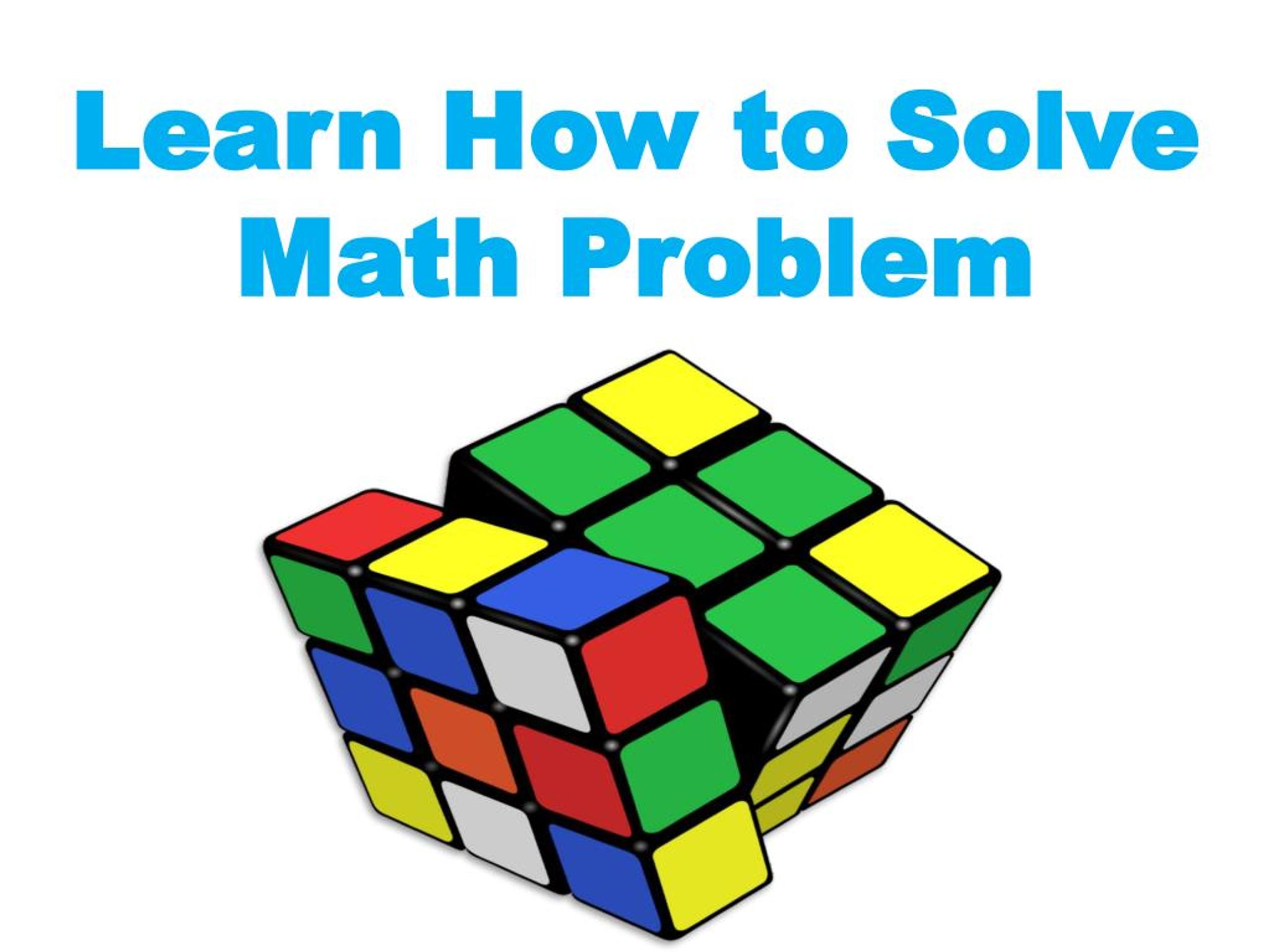 PPT - Learn How to Solve Math Problem PowerPoint Presentation, free ...