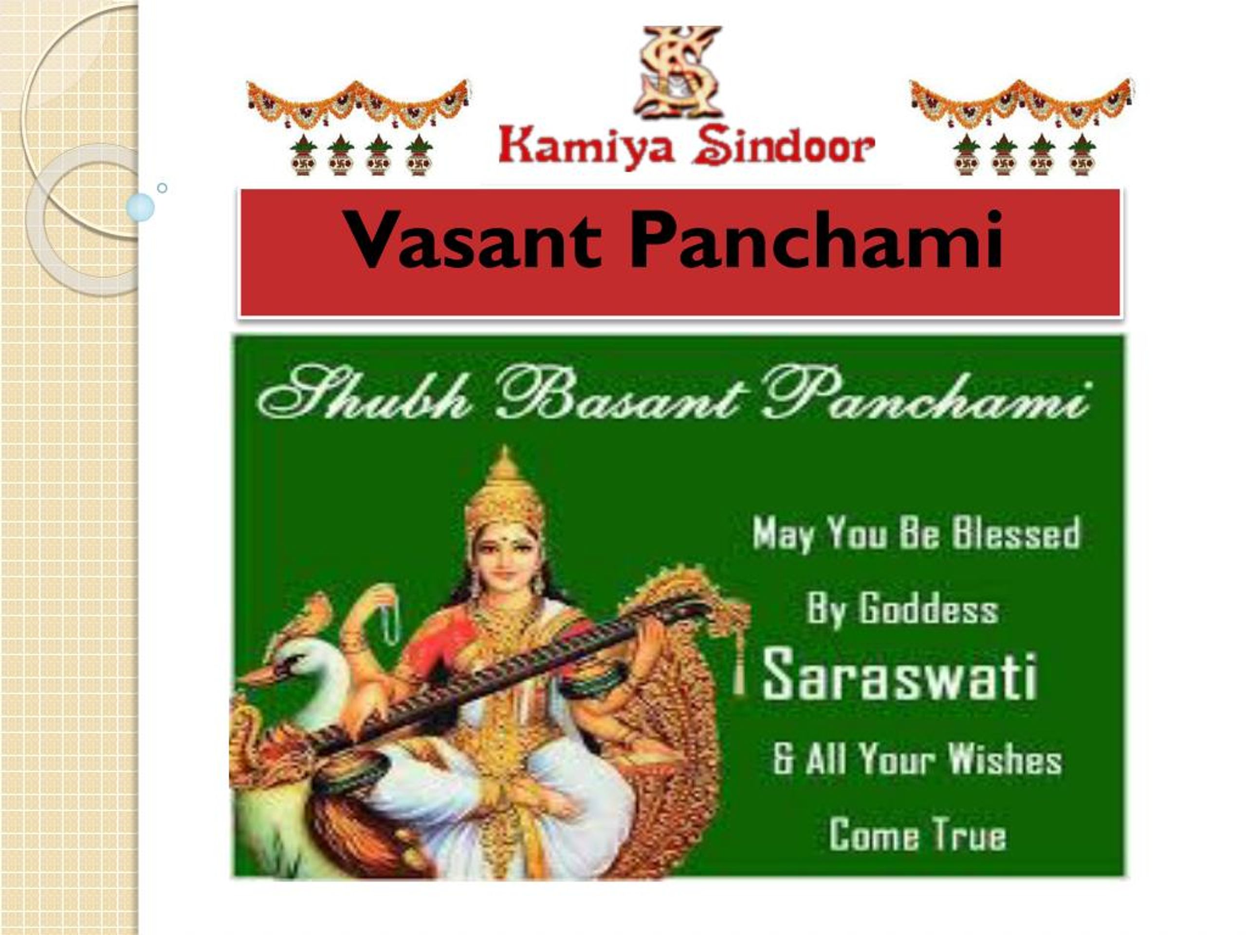 PPT - Vasant Panchami PowerPoint Presentation, free download - ID:7480490
