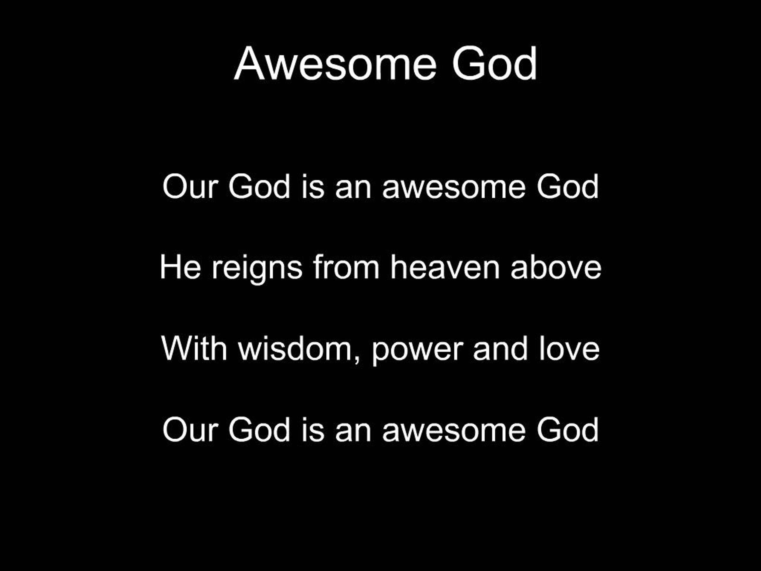 PPT - Awesome God PowerPoint Presentation, free download - ID:748118