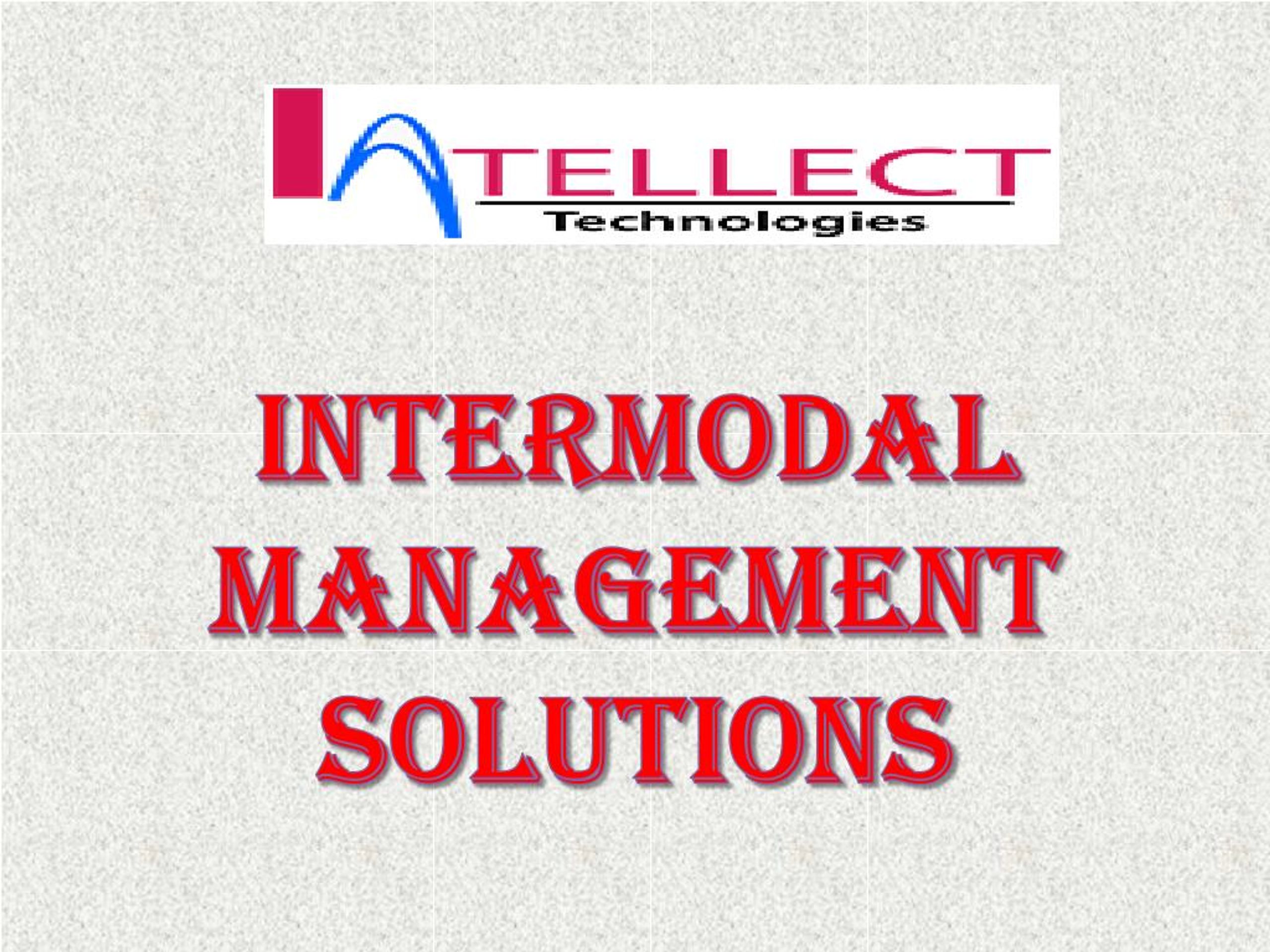PPT - Intermodal Management Solutions PowerPoint Presentation, free ...