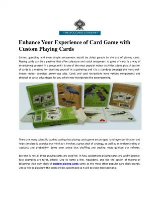 PPT - Playing Card design PowerPoint Presentation, free download - ID ...