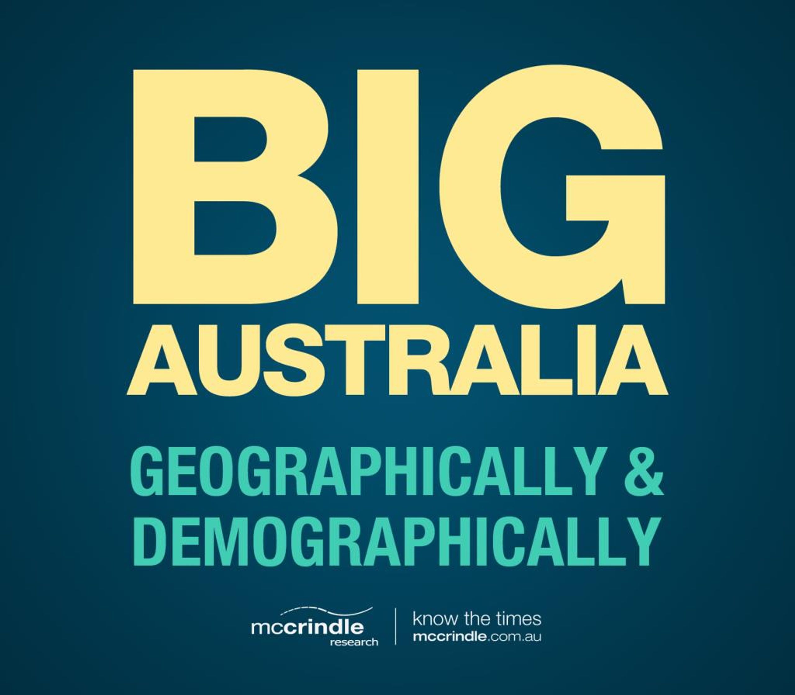 PPT - Big Australia: Geographically and Demographically - Infographic ...