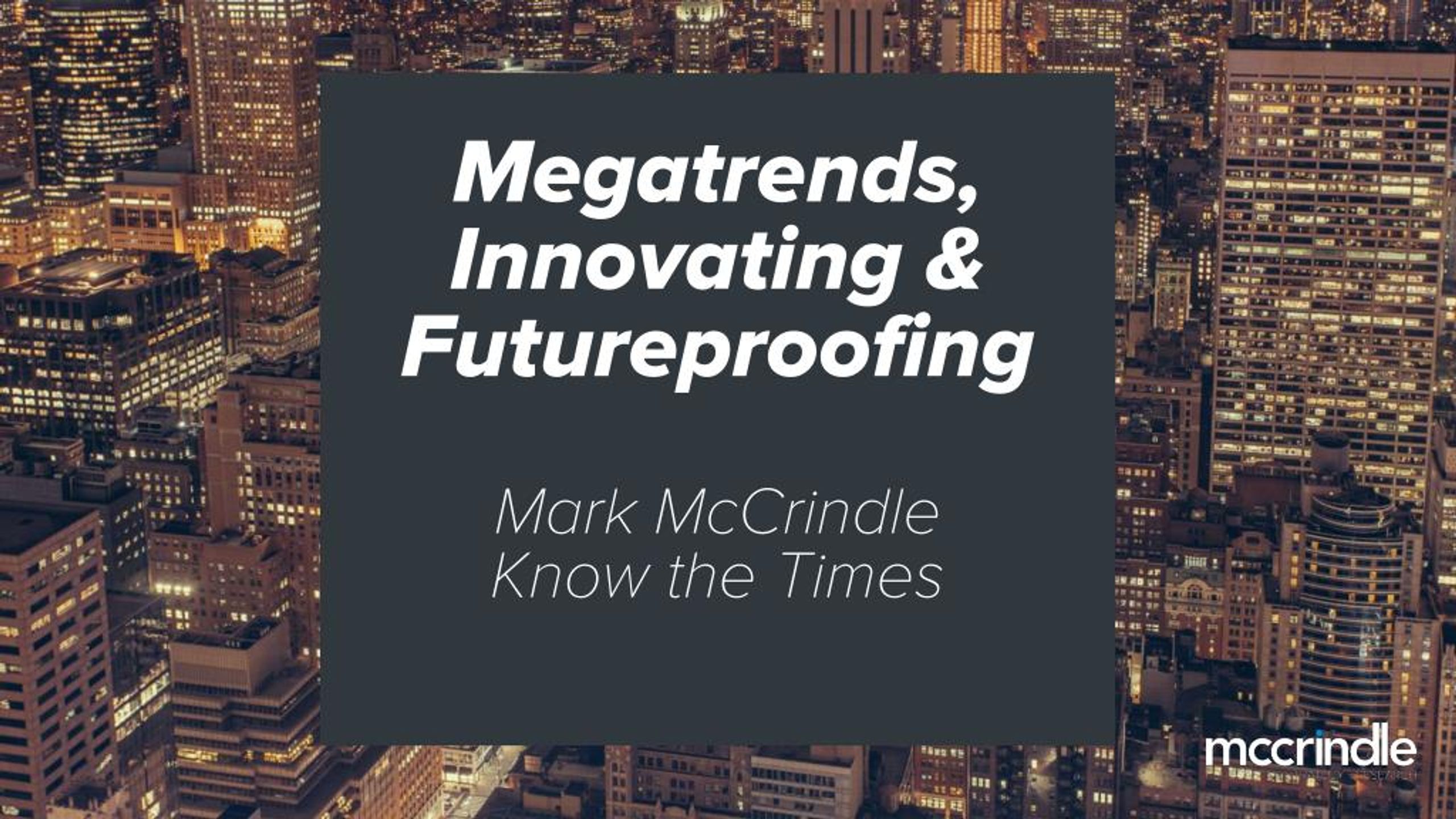 PPT - Megatrends, innovation and futureproofing. PowerPoint ...