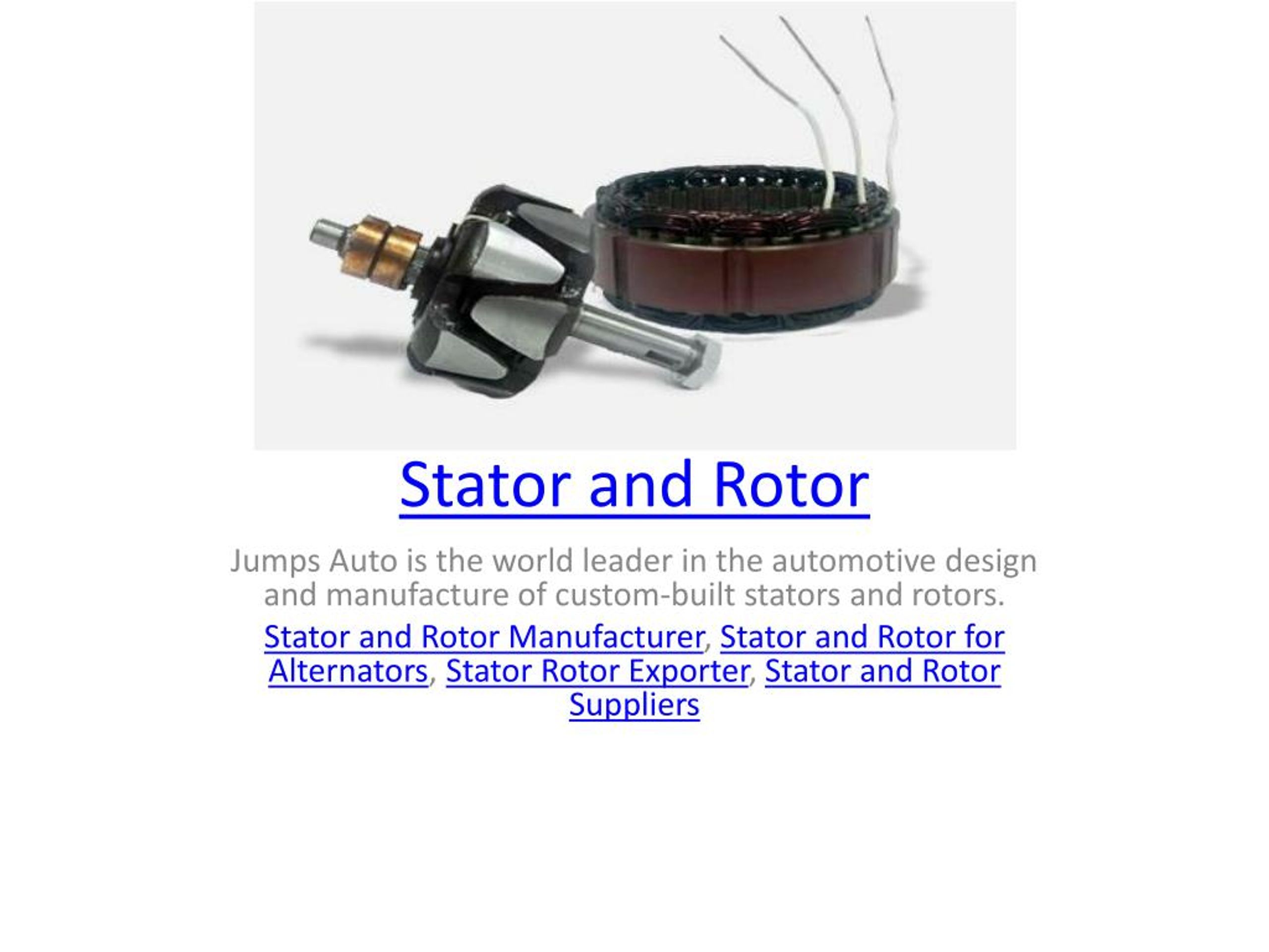 PPT - Stator and Rotor PowerPoint Presentation, free download - ID:7492454