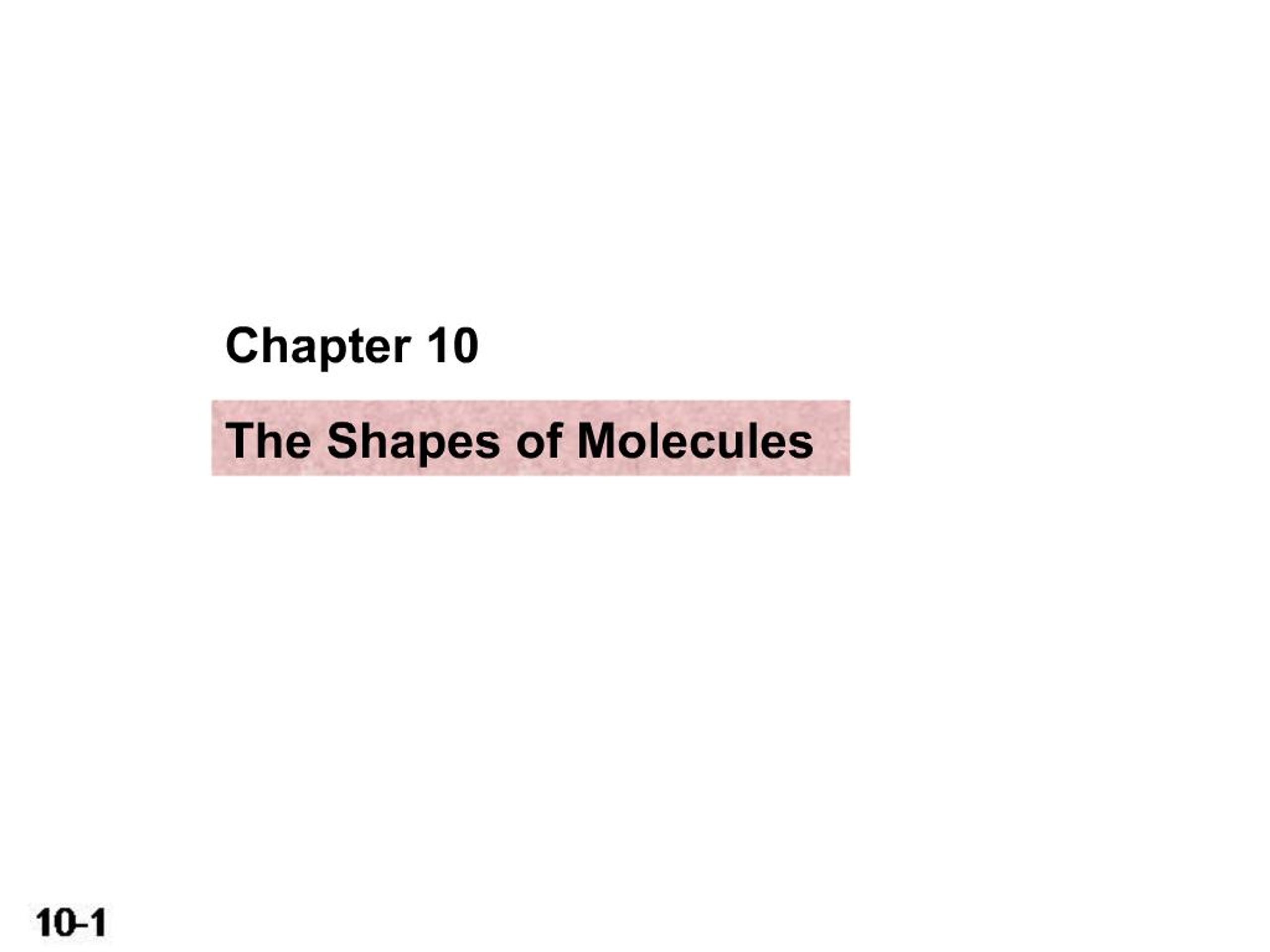 PPT - The Shapes of Molecules PowerPoint Presentation, free download ...
