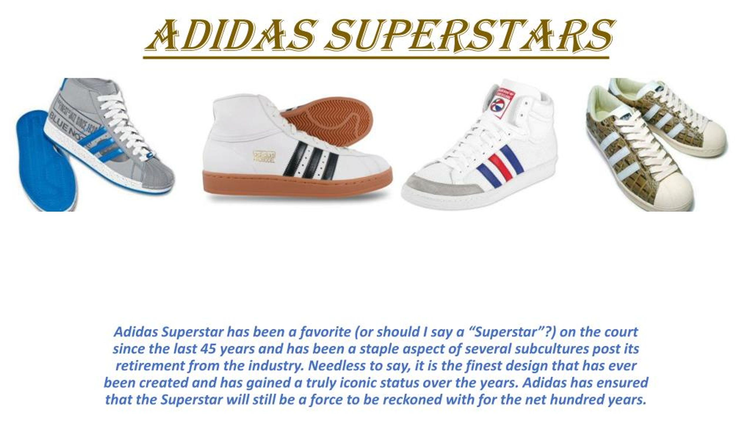 PPT - Adidas Superstars - adidas-superstars.com PowerPoint Presentation ...