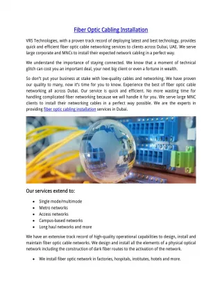 PPT - Fiber Optic Installation Safety PowerPoint Presentation, free ...