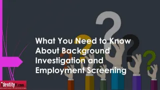 PPT - What you need to know about rapid background checks PowerPoint ...