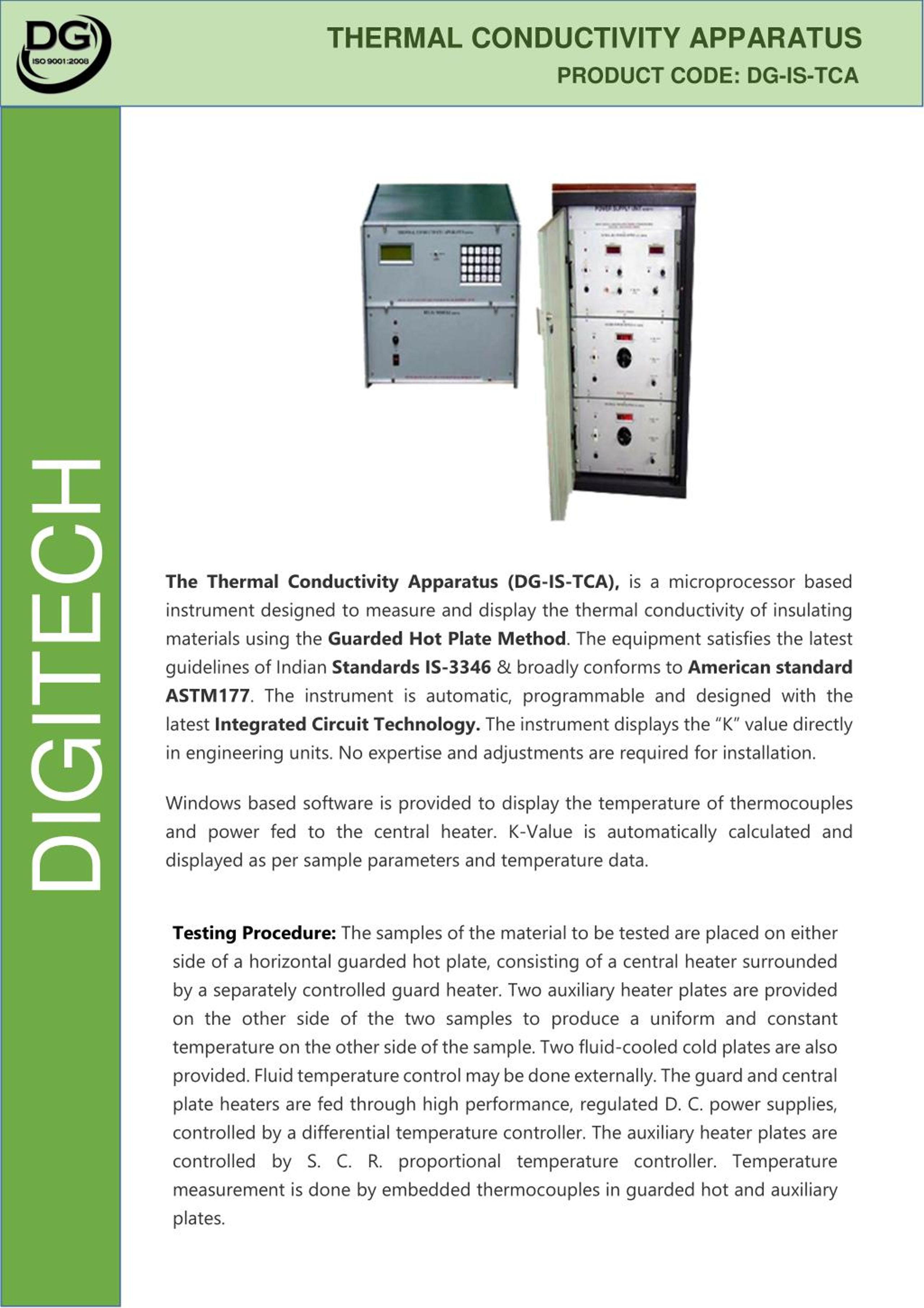 PPT - Thermal Conductivity Apparatus - Digitech Roorkee PowerPoint ...