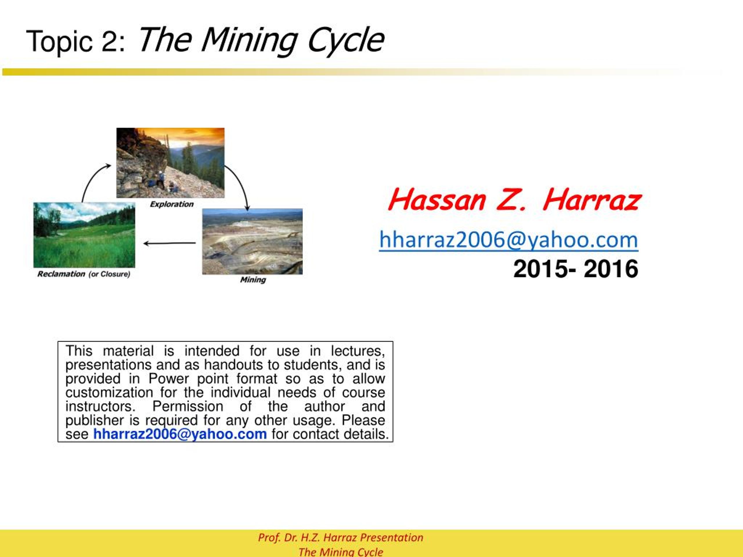 PPT - The Mining Cycle PowerPoint Presentation, free download - ID:7518647
