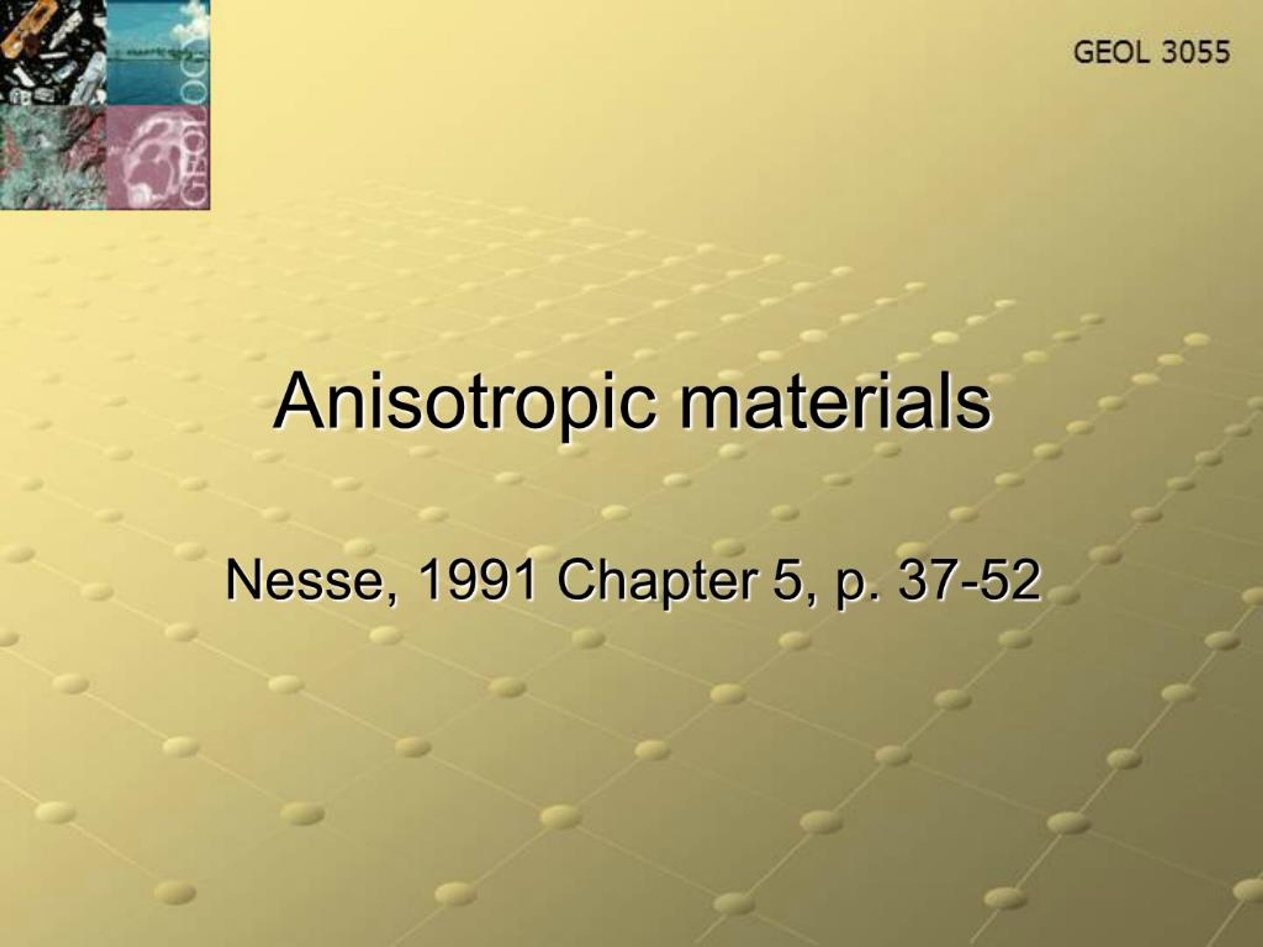PPT - Anisotropic materials PowerPoint Presentation, free download - ID ...