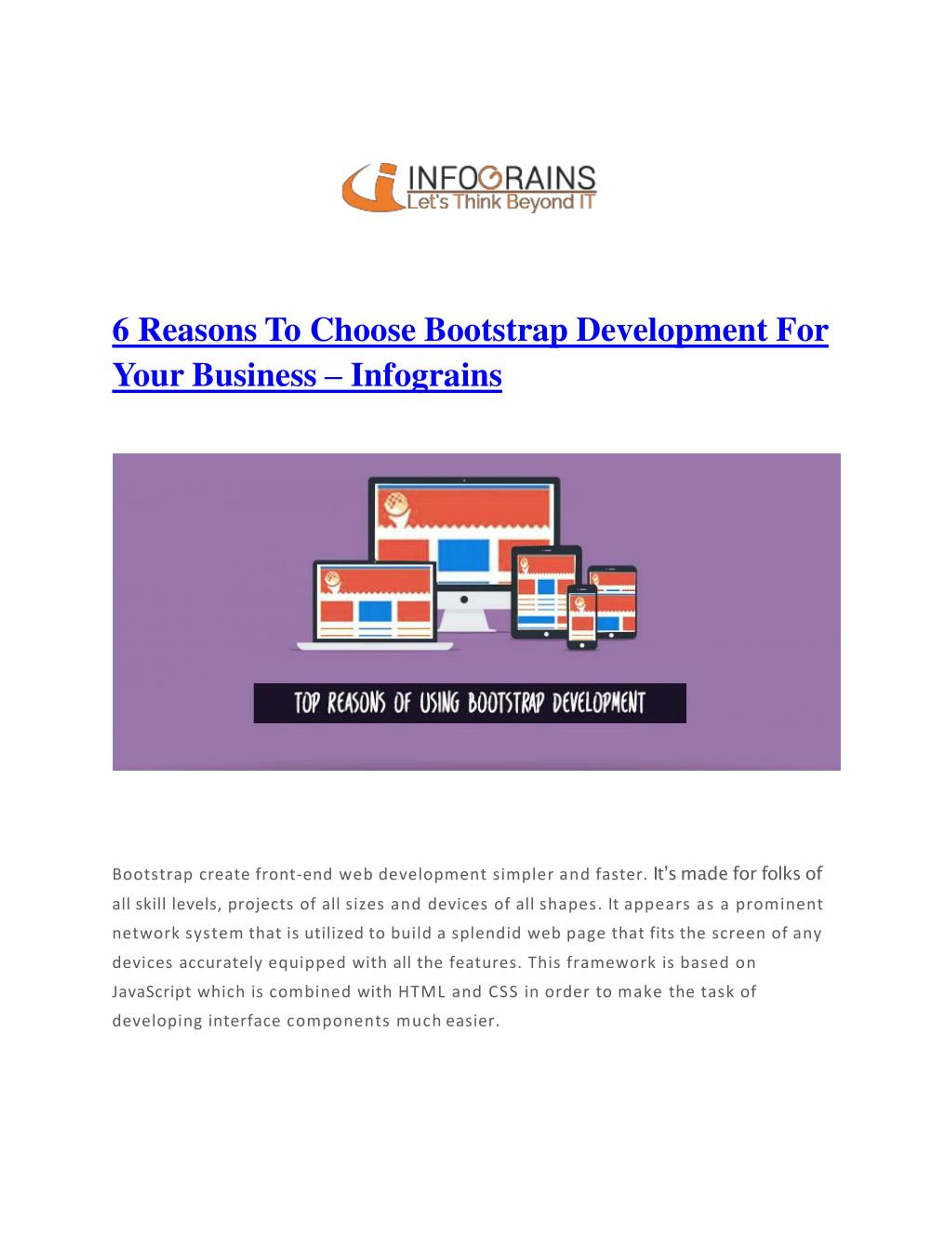 PPT - Bootstrap Development | Building A Responsive Website Design With ...
