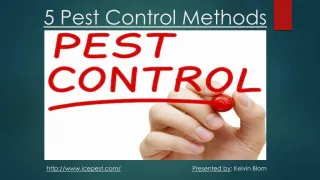 PPT - Various Types Of Pest Control Methods PowerPoint Presentation ...