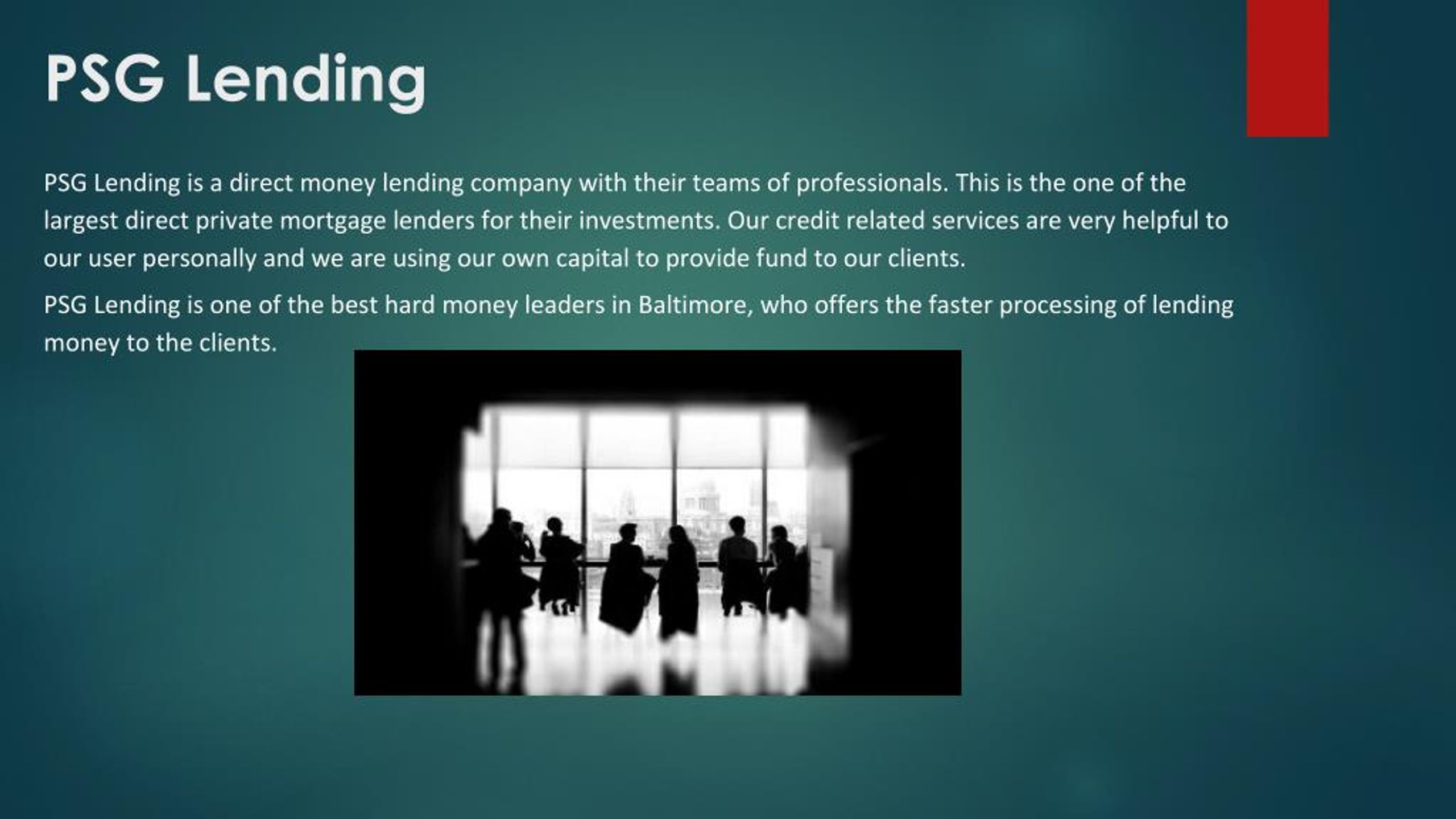 PPT - PSG Lending PowerPoint Presentation, free download - ID:7530442