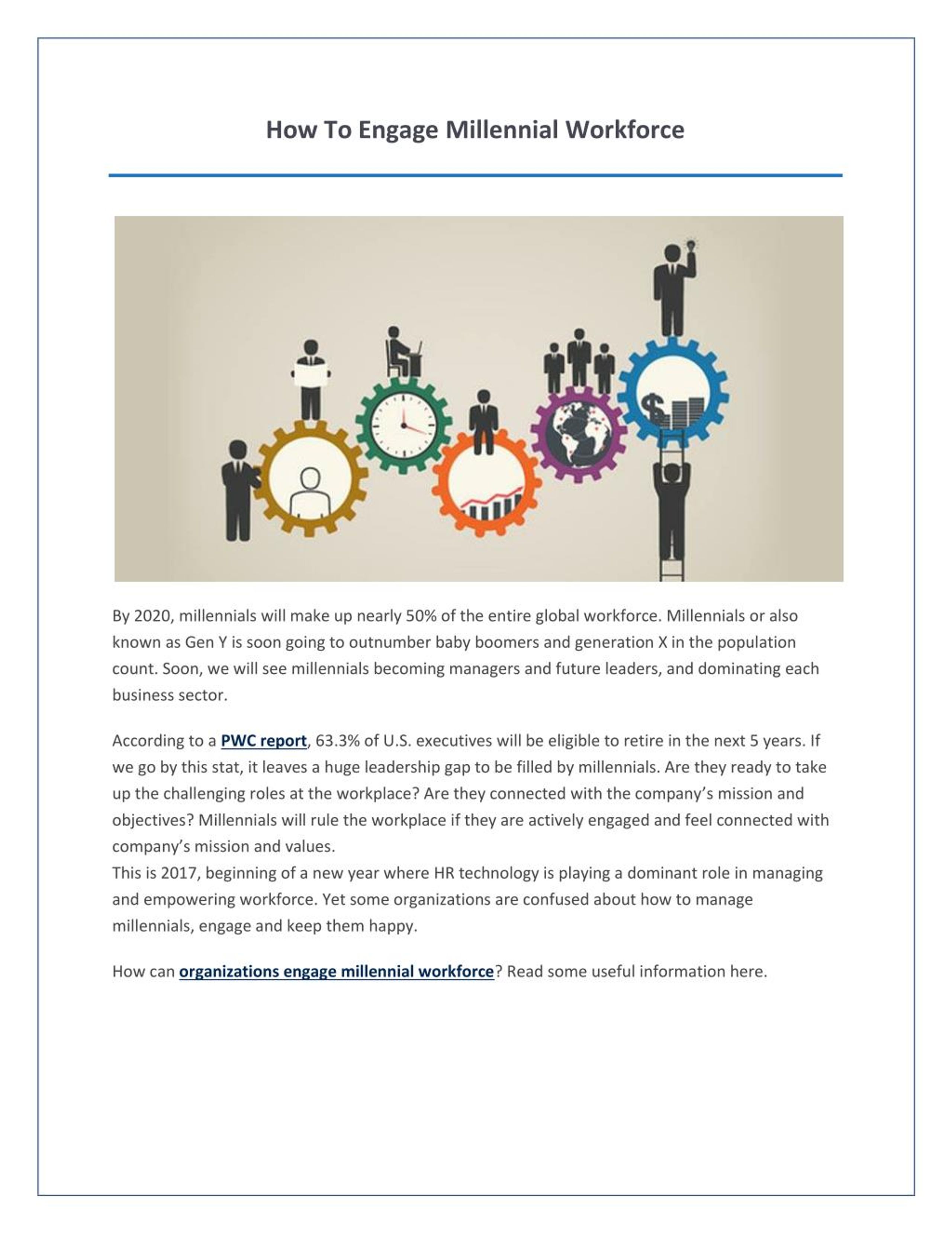 PPT - How To Engage Millennial Workforce PowerPoint Presentation, free ...
