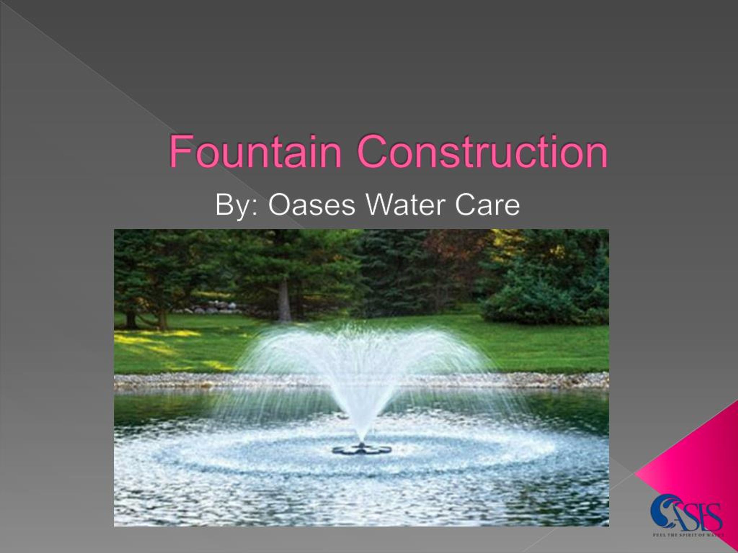 PPT - Fountain Construction PowerPoint Presentation, free download - ID ...