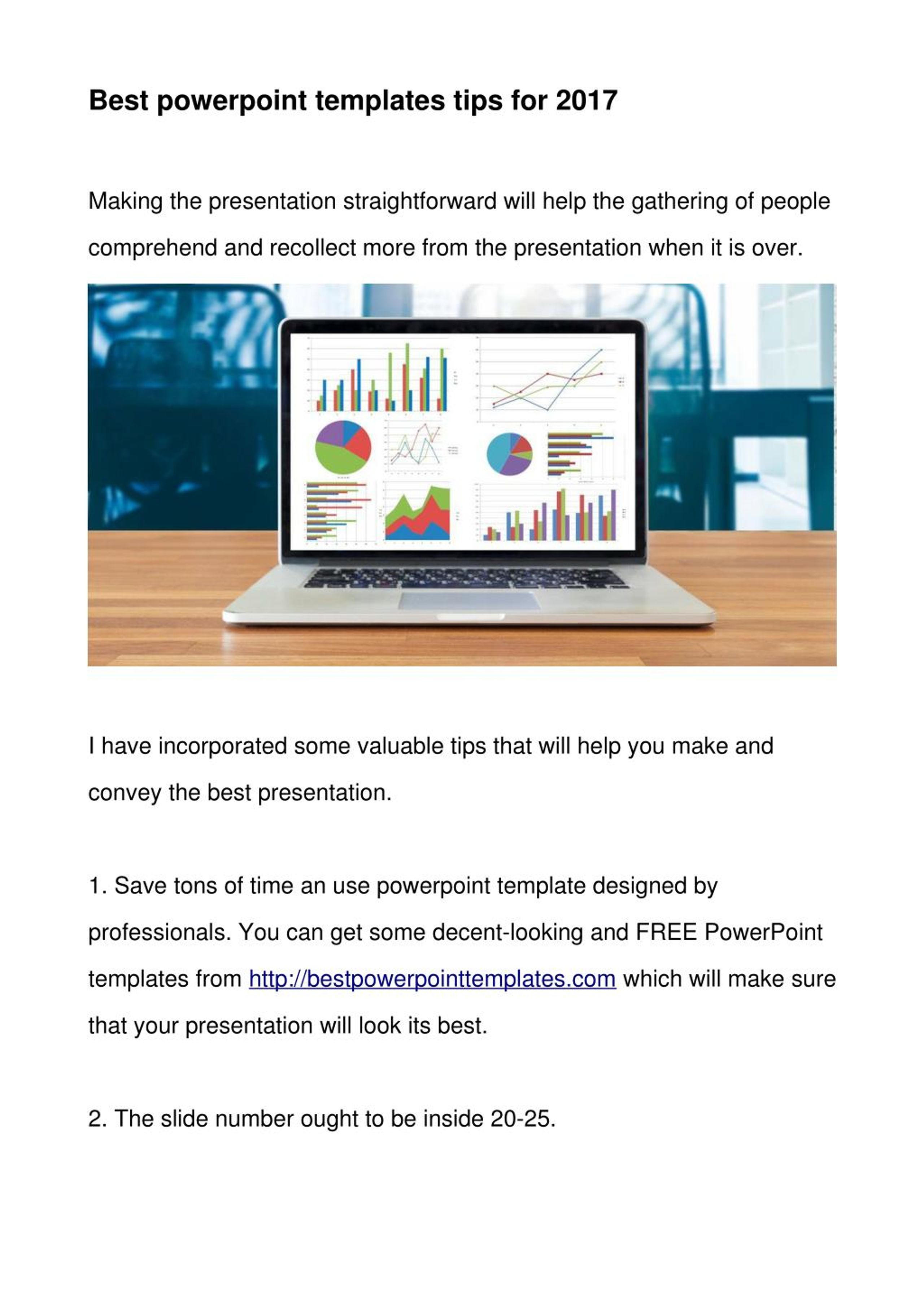 PPT - Best powerpoint templates tips for 2017 PowerPoint Presentation ...