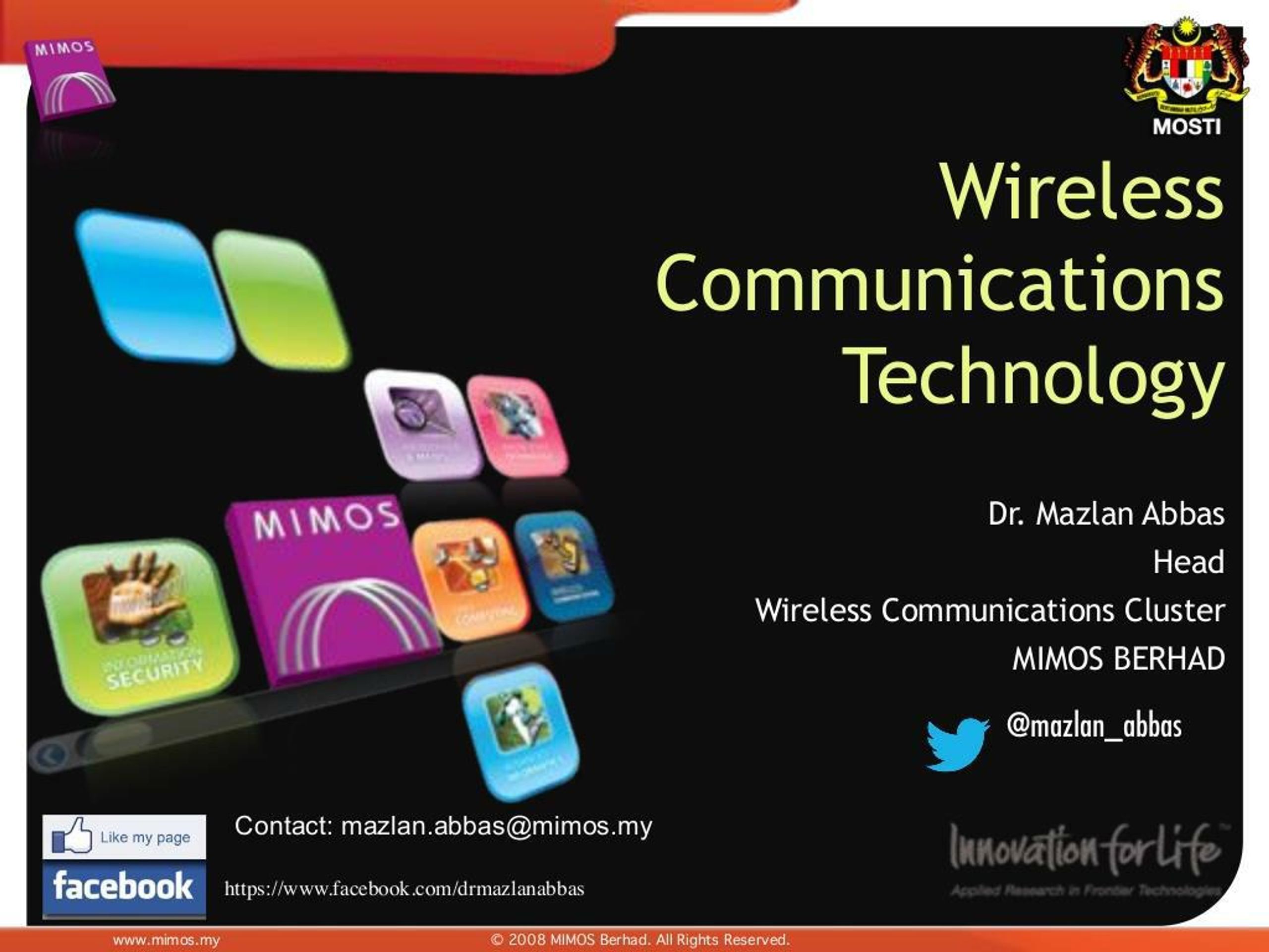 PPT - Wireless Communications Technology - R&D PowerPoint Presentation ...