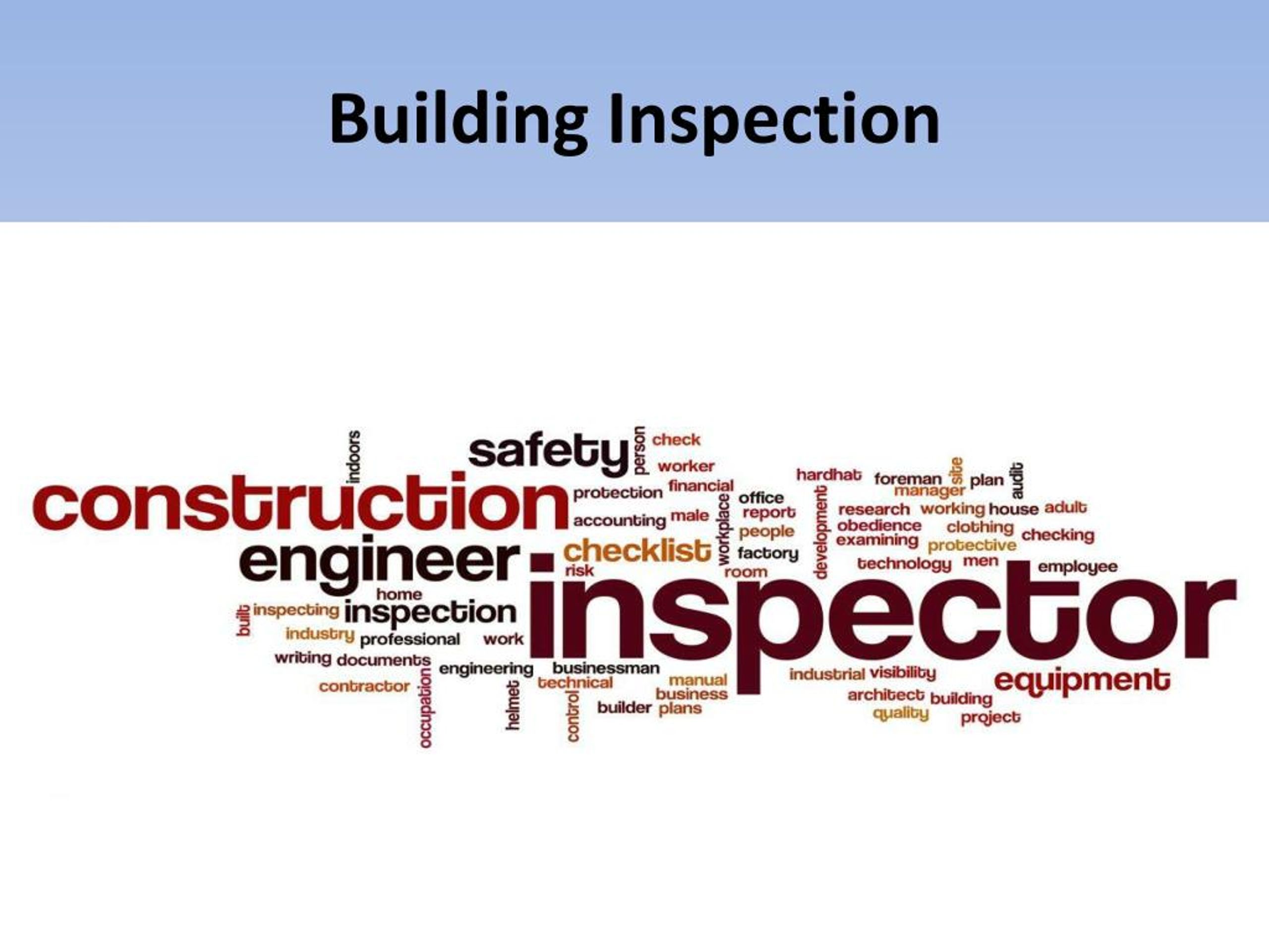 PPT - building inspection PowerPoint Presentation, free download - ID ...