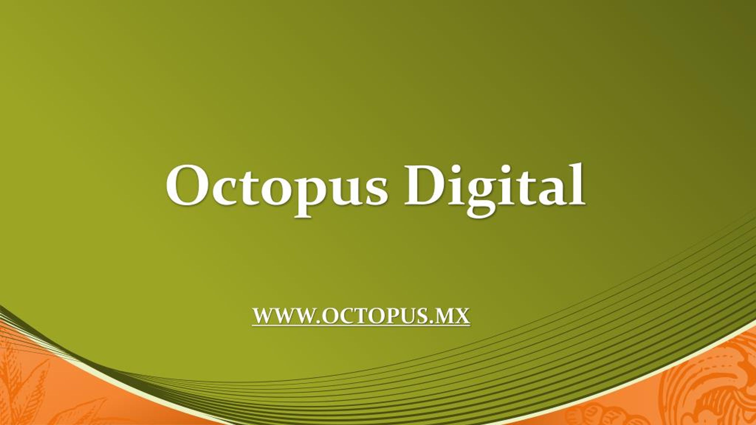 PPT - Octopus Digital PowerPoint Presentation, free download - ID:7550776