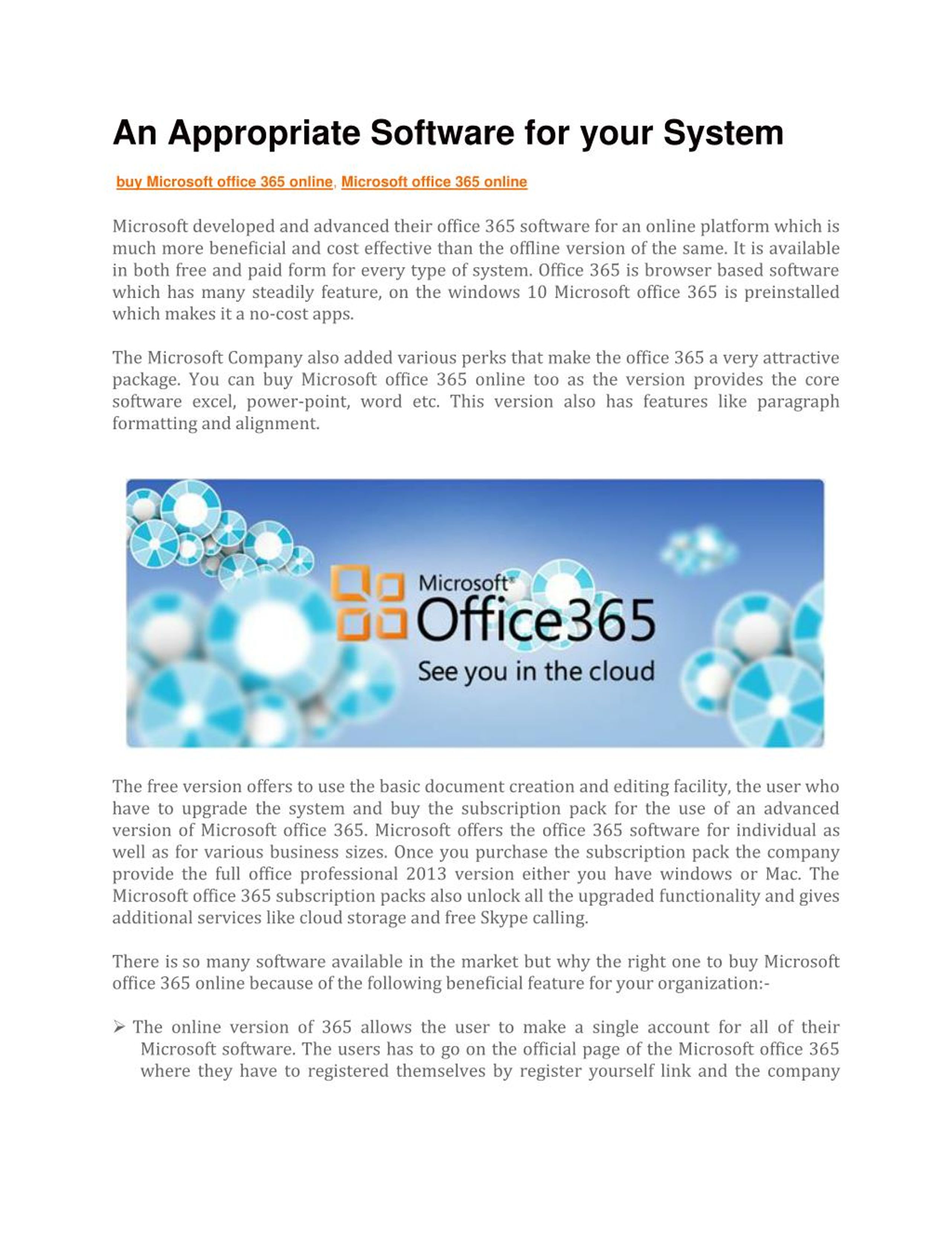 PPT - An Appropriate Software for your System PowerPoint Presentation ...