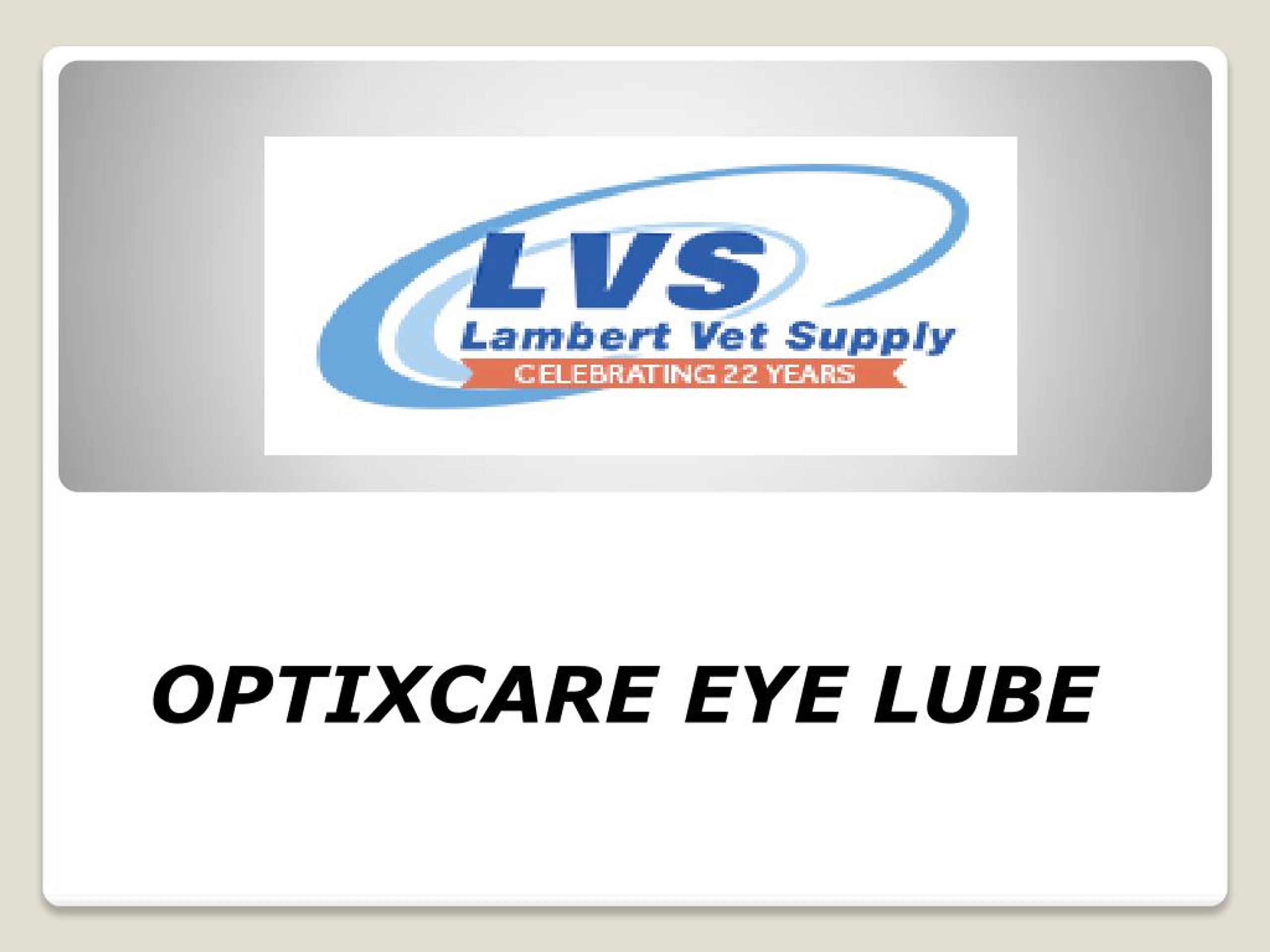PPT - Optixcare Eye Lube PowerPoint Presentation, free download - ID ...