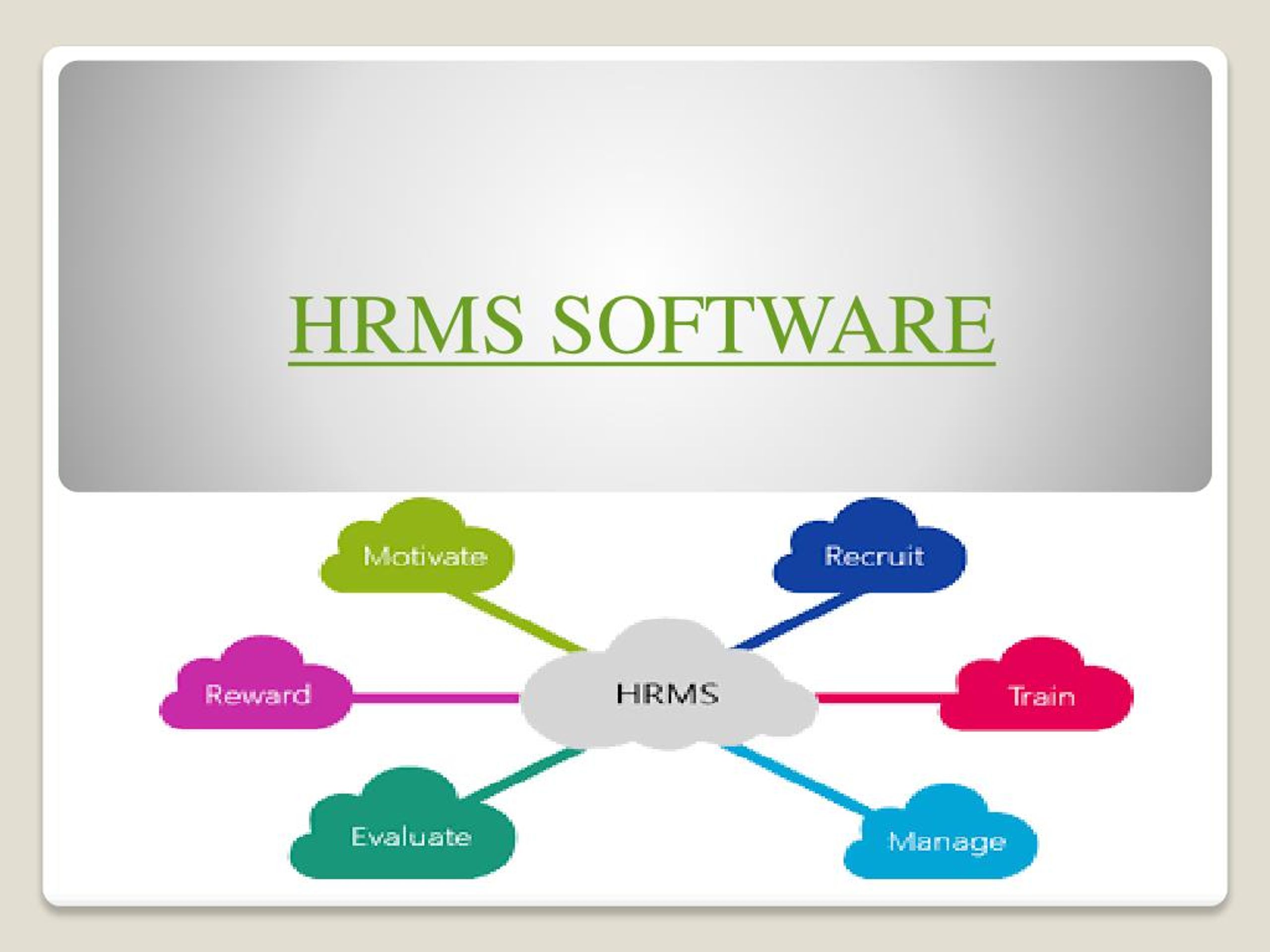 PPT - HRMS Software PowerPoint Presentation, free download - ID:7561623