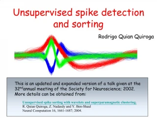 PPT - Spike sorting Tutorial PowerPoint Presentation, free download - ID:228436
